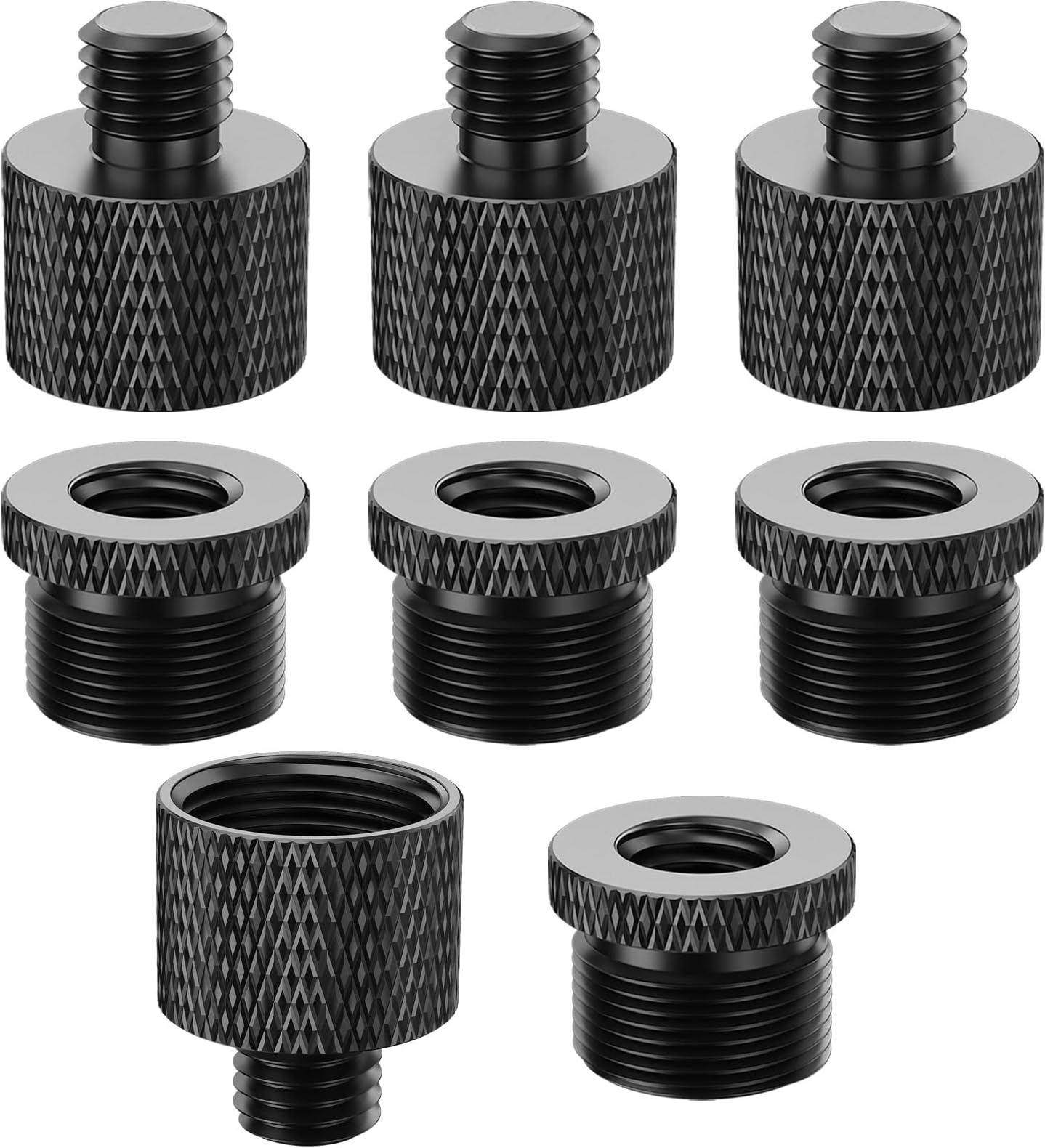 Amazon.com: 2 Pack Mic Stand Adapter 5/8 Female to 3/8 Male Screw ...