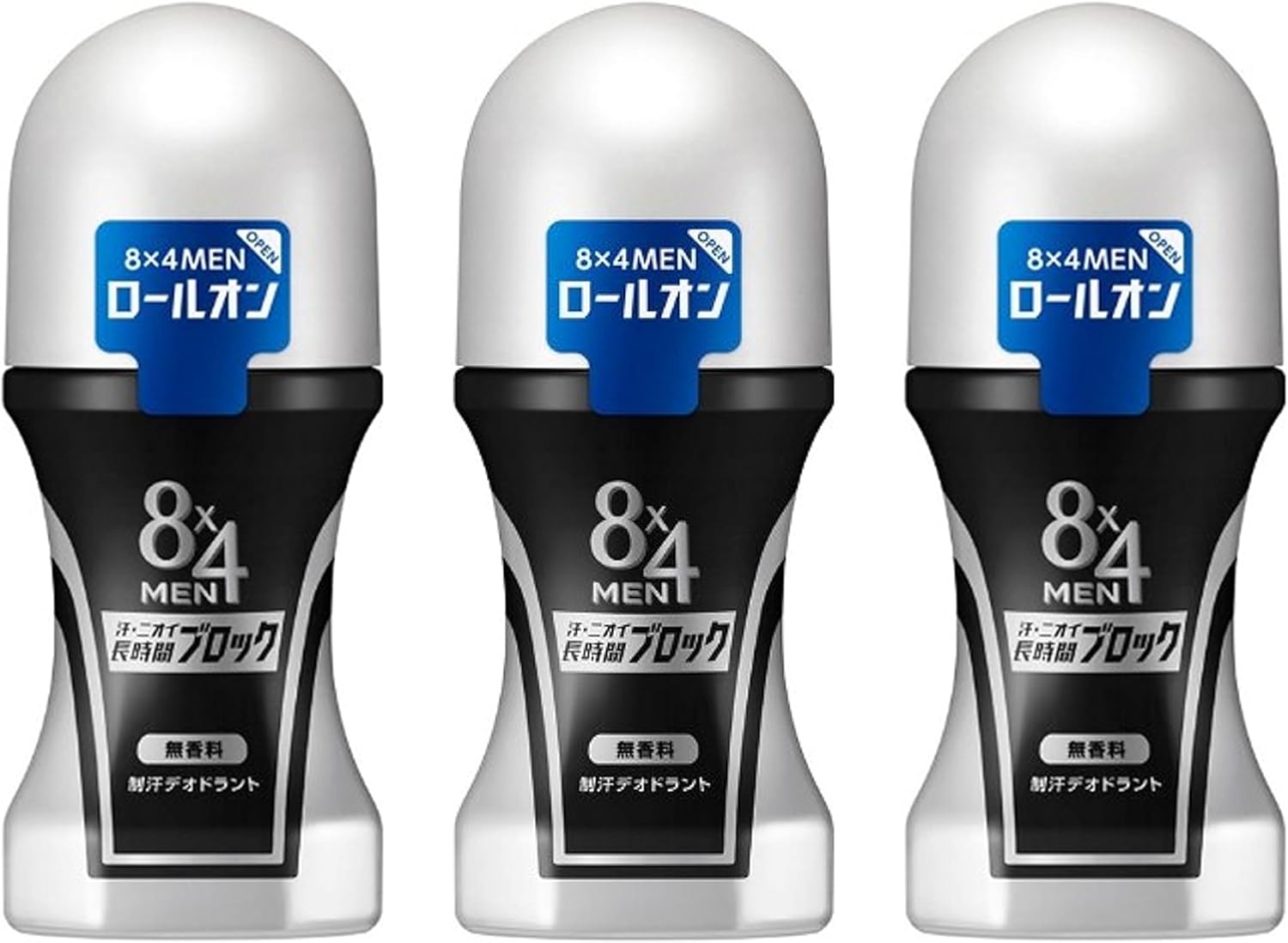 Amazon.co.jp: 【まとめ買い】 8x4メン ロールオン 無香料 60ml×3個セット : ビューティー
