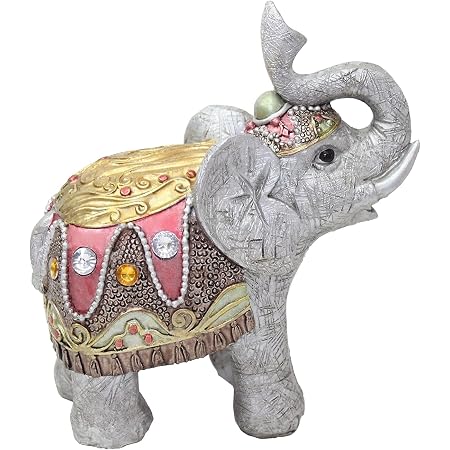Amazon.com: Feng Shui 3" Money Elephant Figurine Wealth Lucky Figurine ...