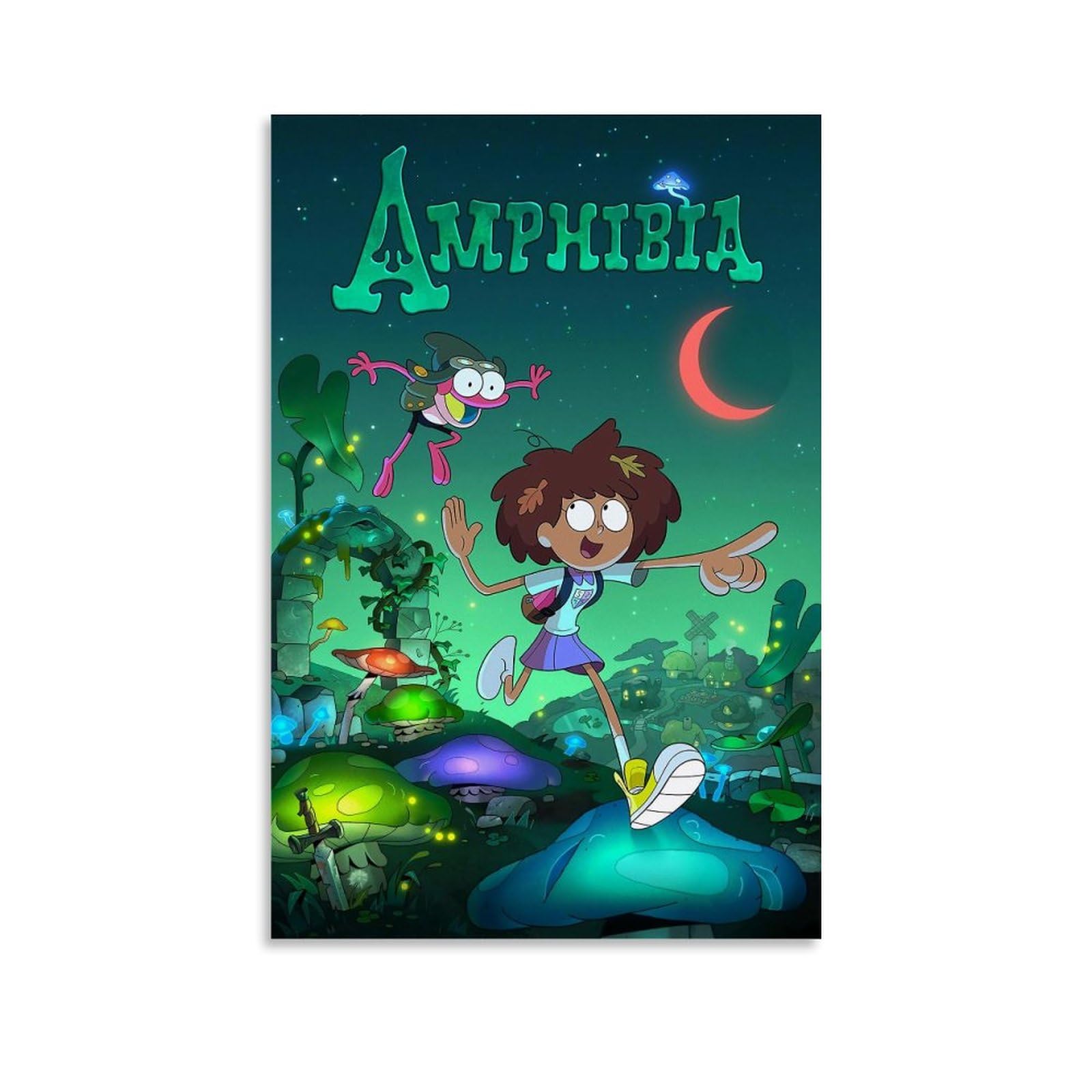 Amazon.com: VBKYFNZ Amphibia Cover Poster for Room Aesthetic Poster ...