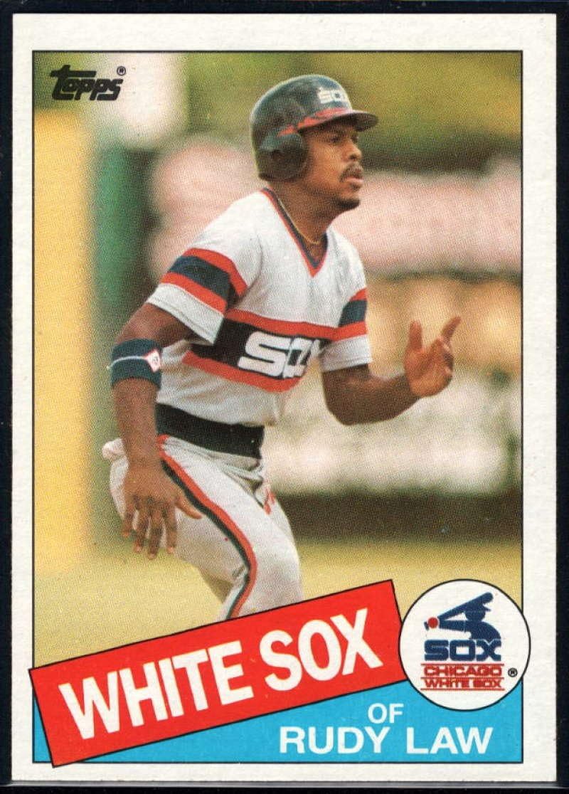 Amazon.com: 1985 Topps Baseball #286 Rudy Law Chicago White Sox ...