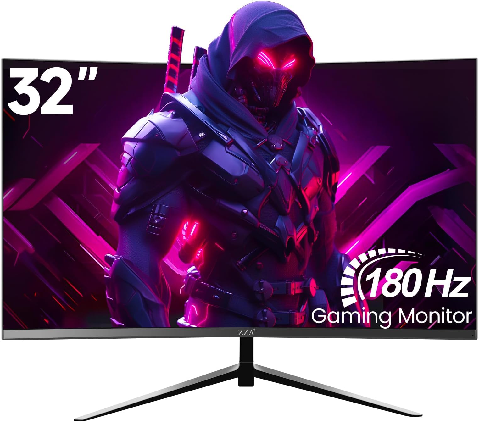 Amazon.com: ZZA 32-Inch QHD Curved Gaming Monitor - 2K Resolution ...
