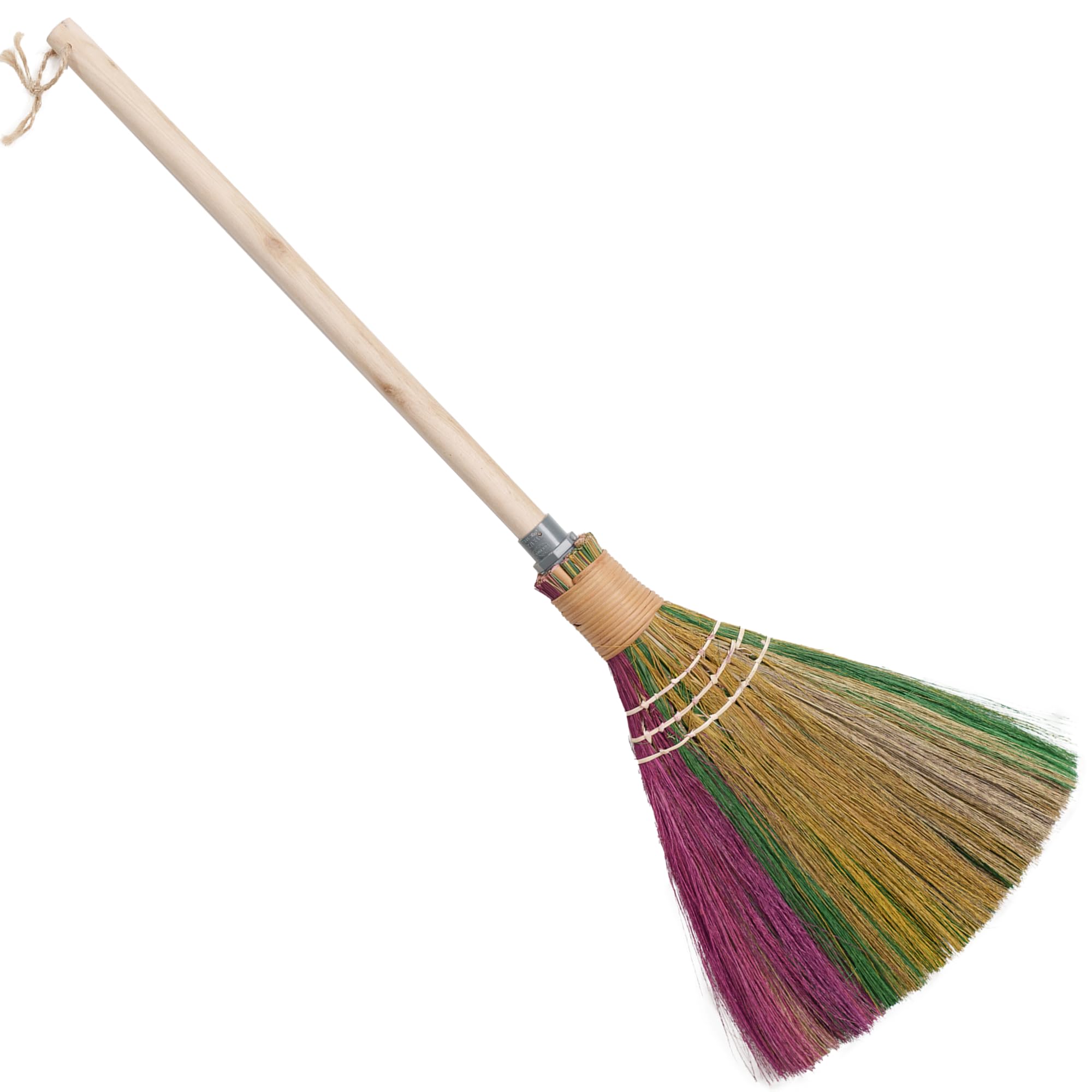 Amazon.com: TTS For Home Vietnamese Colorful Straw Soft Broom, Natural ...