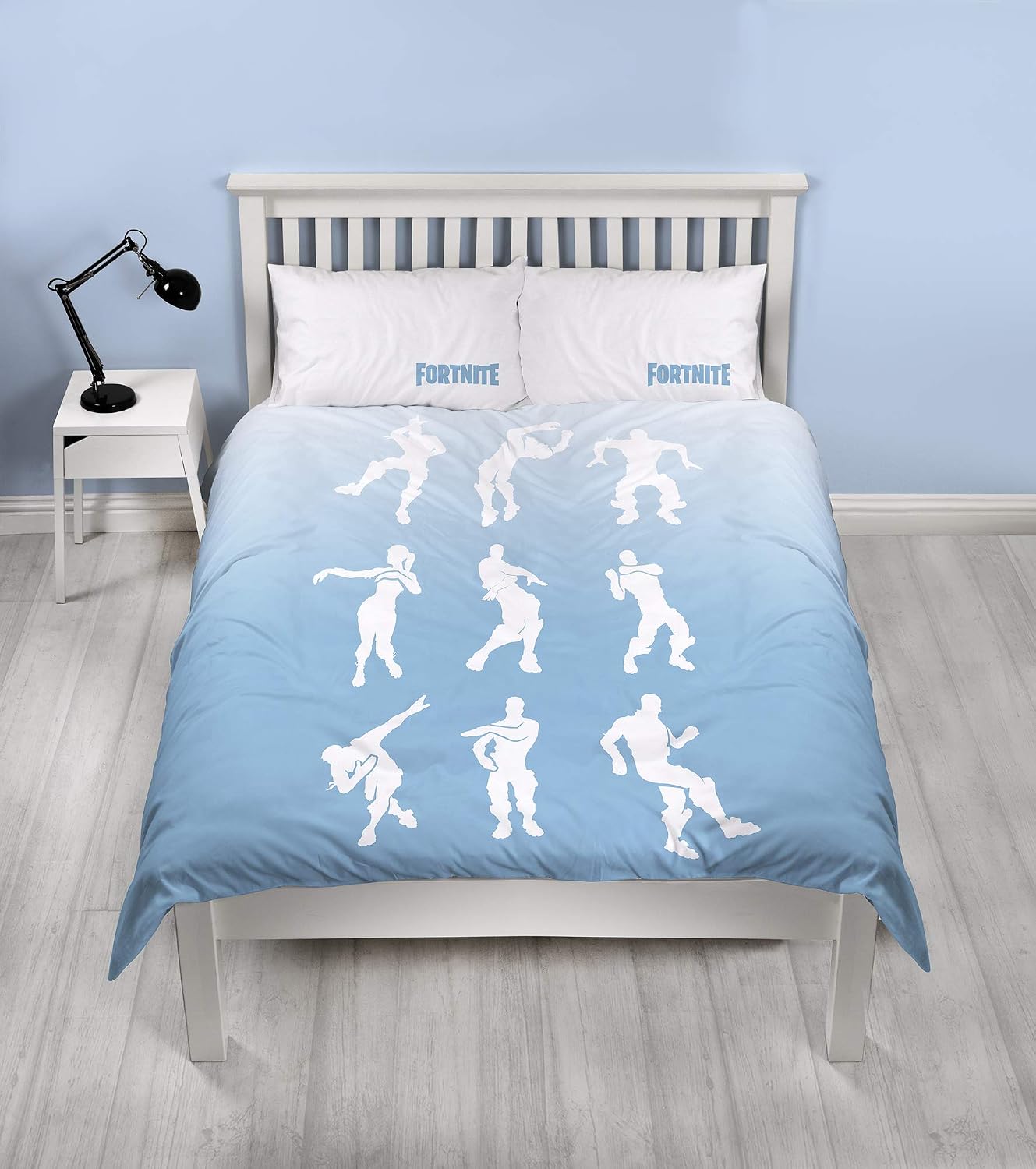 Official Fortnite Double Duvet Cover Shuffle Design | Reversible Two ...