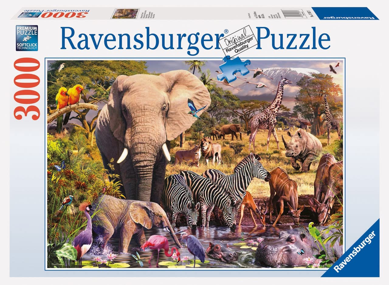 Ravensburger African Animals Jigsaw Puzzle (3000 Pieces) : Amazon.in ...