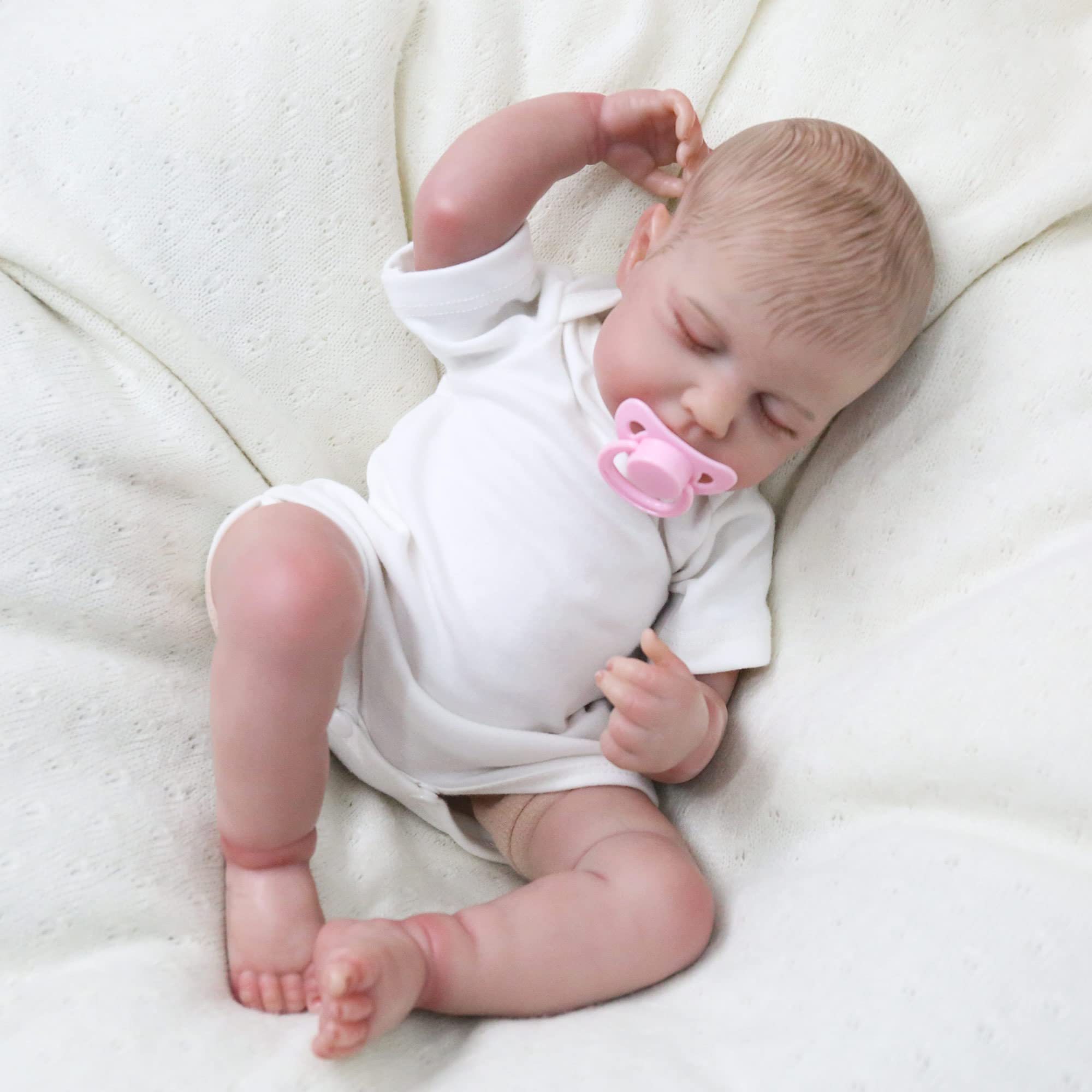 Zero Pam Reborn Baby Dolls That Look Real 17 Inch Realsitic Newborn Boy ...