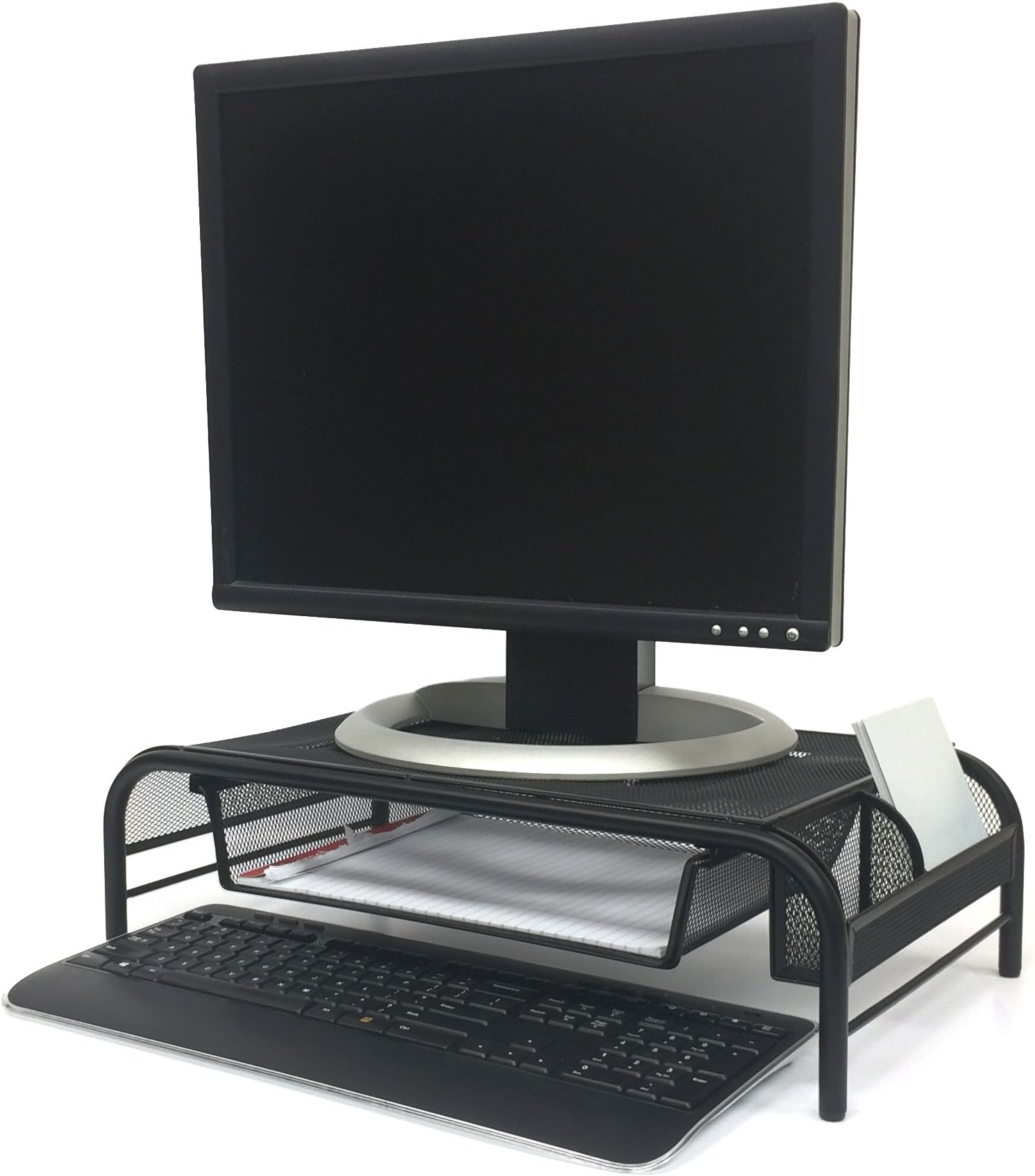 Amazon.com: Simple Houseware Mesh Monitor Stand Riser - 2 Pack ...