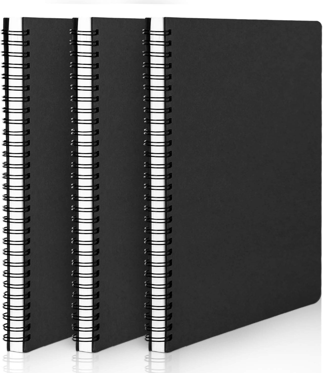 Amazon.com : EUSOAR Spiral Lined Notebook, B5 3packs 7.3"x10.2" 120 ...