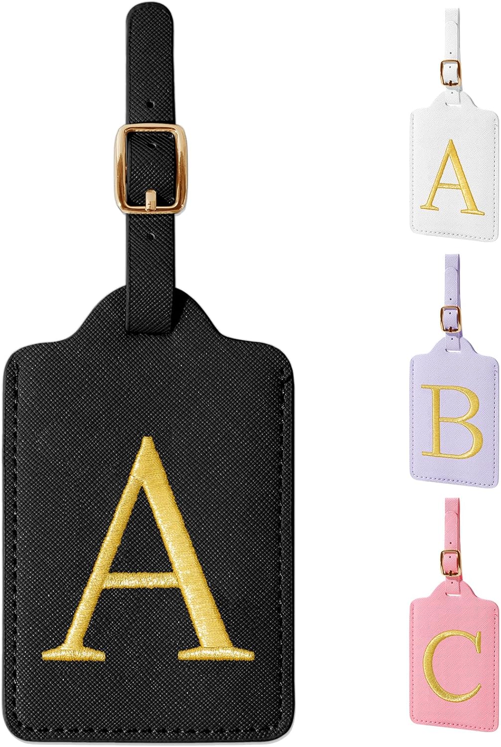 Amazon.com | Personalized Initial Luggage Tags for Suitcase TSA ...