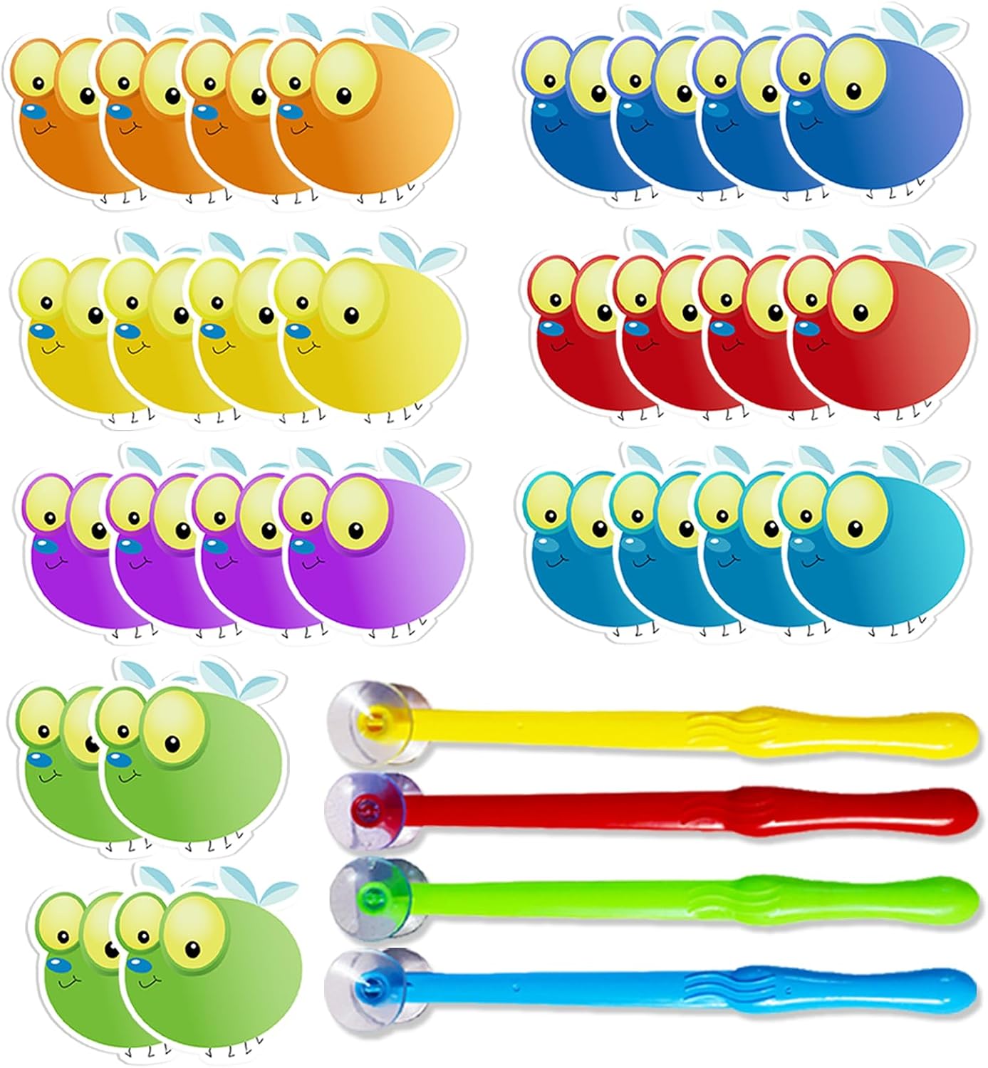 Amazon.com: Quixorblex Sight Word Swatting Fly Games Set Dry Erasable ...