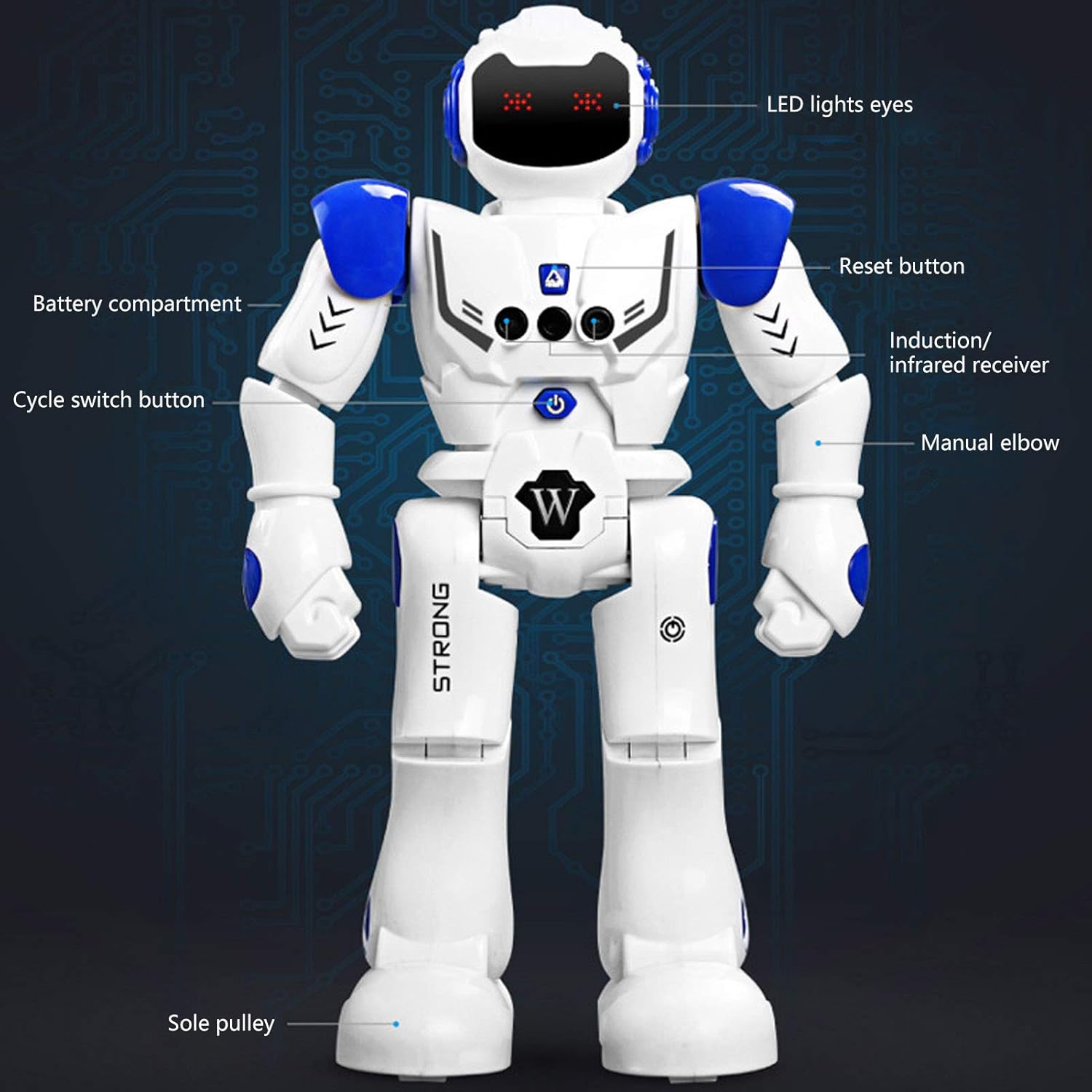 SHINROAD Intelligent Robot Toy, Programmable Remote Control Gesture ...