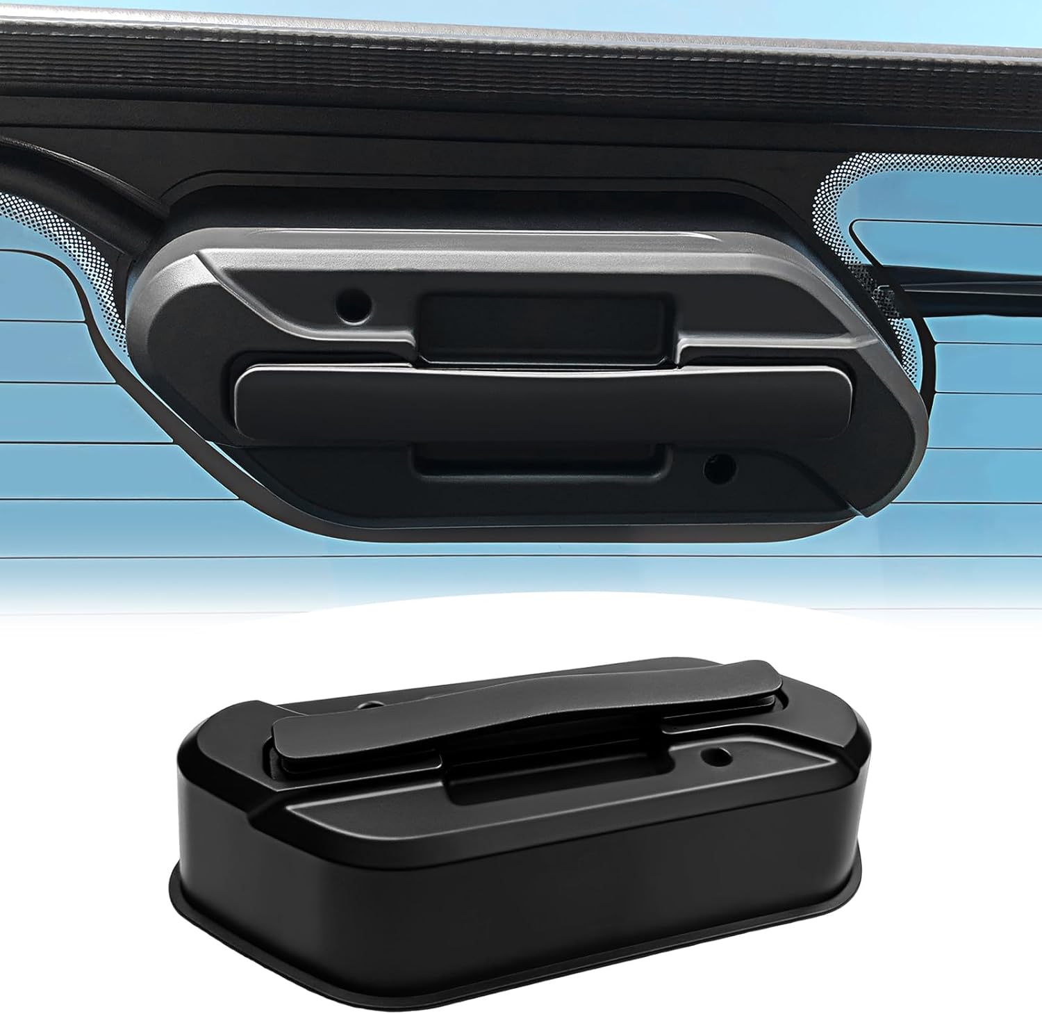 Amazon.com: OUSUWO Rear Window Grip Handle Compatible with 2018-2024 ...