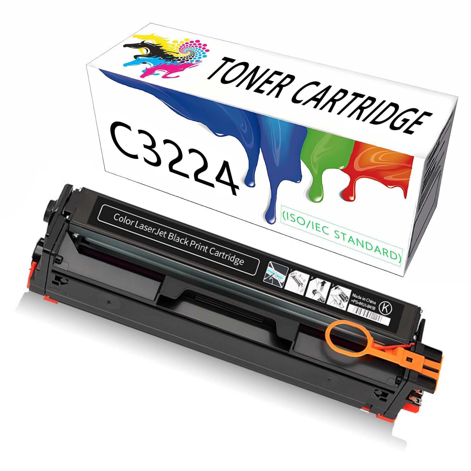 For Lexmark C3224 Toner Cartridge C3210K0 C3210C0 C3210M0 C3210Y0 ink ...