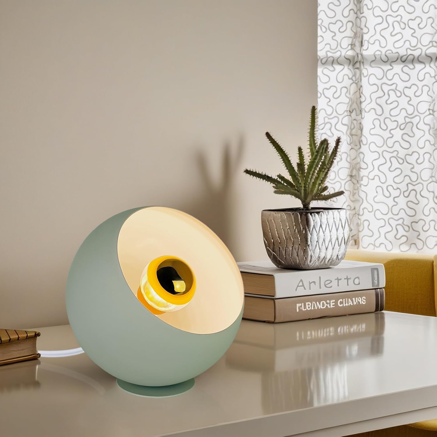 Small Bedside Table Lamp, Modern Table Lamp for Bedroom Nightstand ...