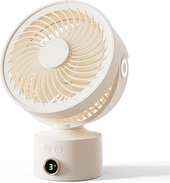 Amazon.com: CARONSORT Desk Fan, Small Oscillating Fan for Bedroom, 9 ...