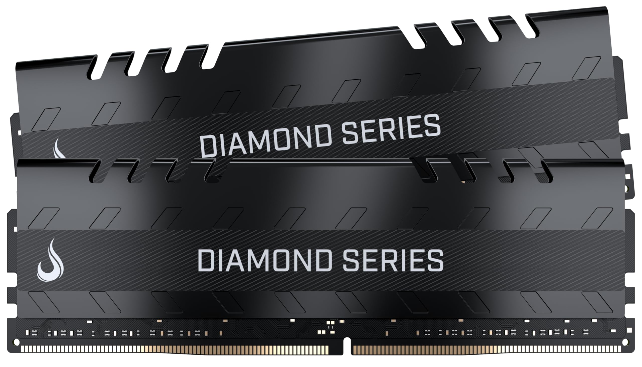 Memory Gamer heatsink Rise Mode USA Diamond Black 16gb (2X 8gb) 3200MHz ...