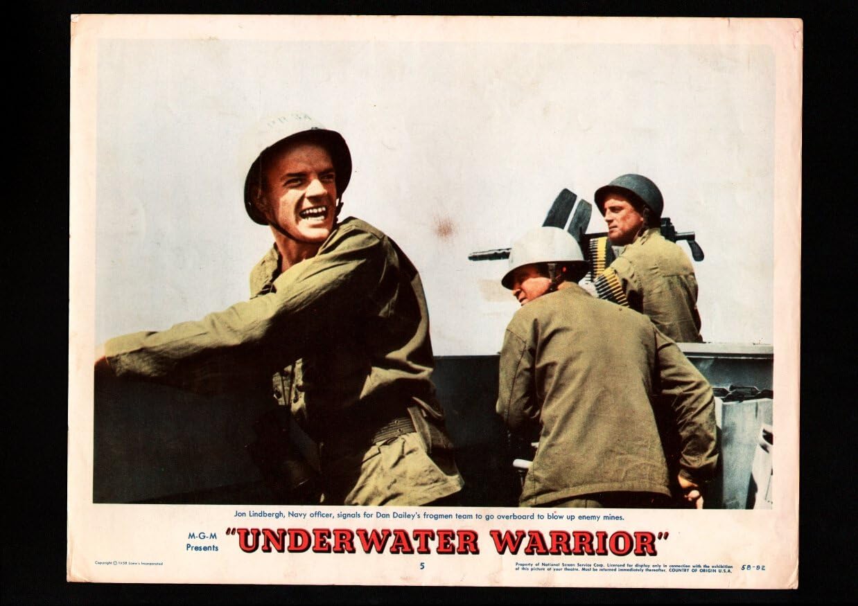 Amazon.com: MOVIE POSTER: UNDERWATER WARRIOR-JON LINDBERGH-LOBBY CARD ...