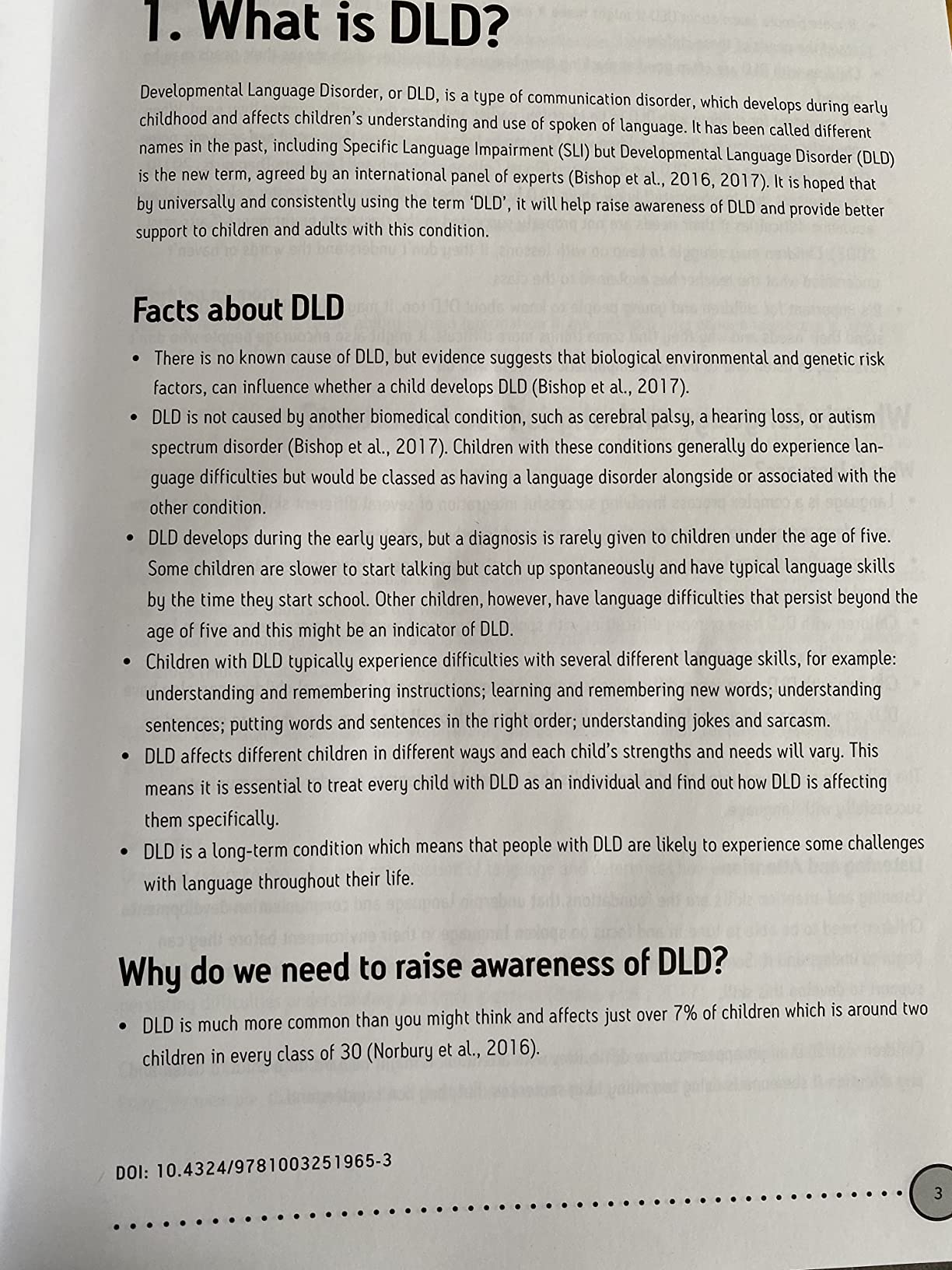 Supporting Children with DLD: A Picture Book and User Guide to Learn ...