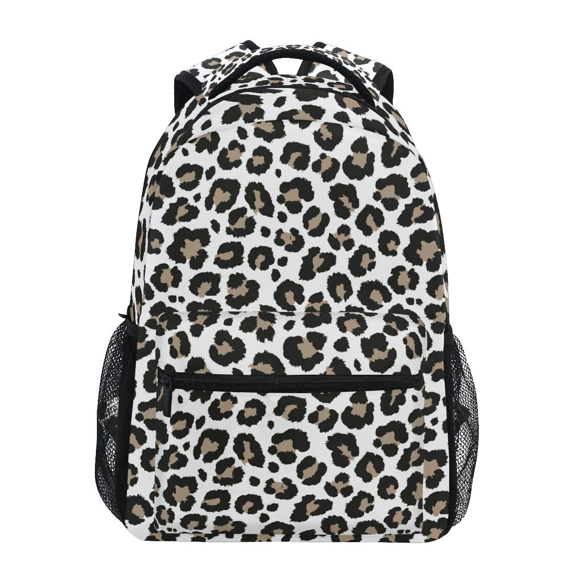 Amazon.com | ALAZA Cheetah Leopard Print Animal Skin Large Backpack for ...