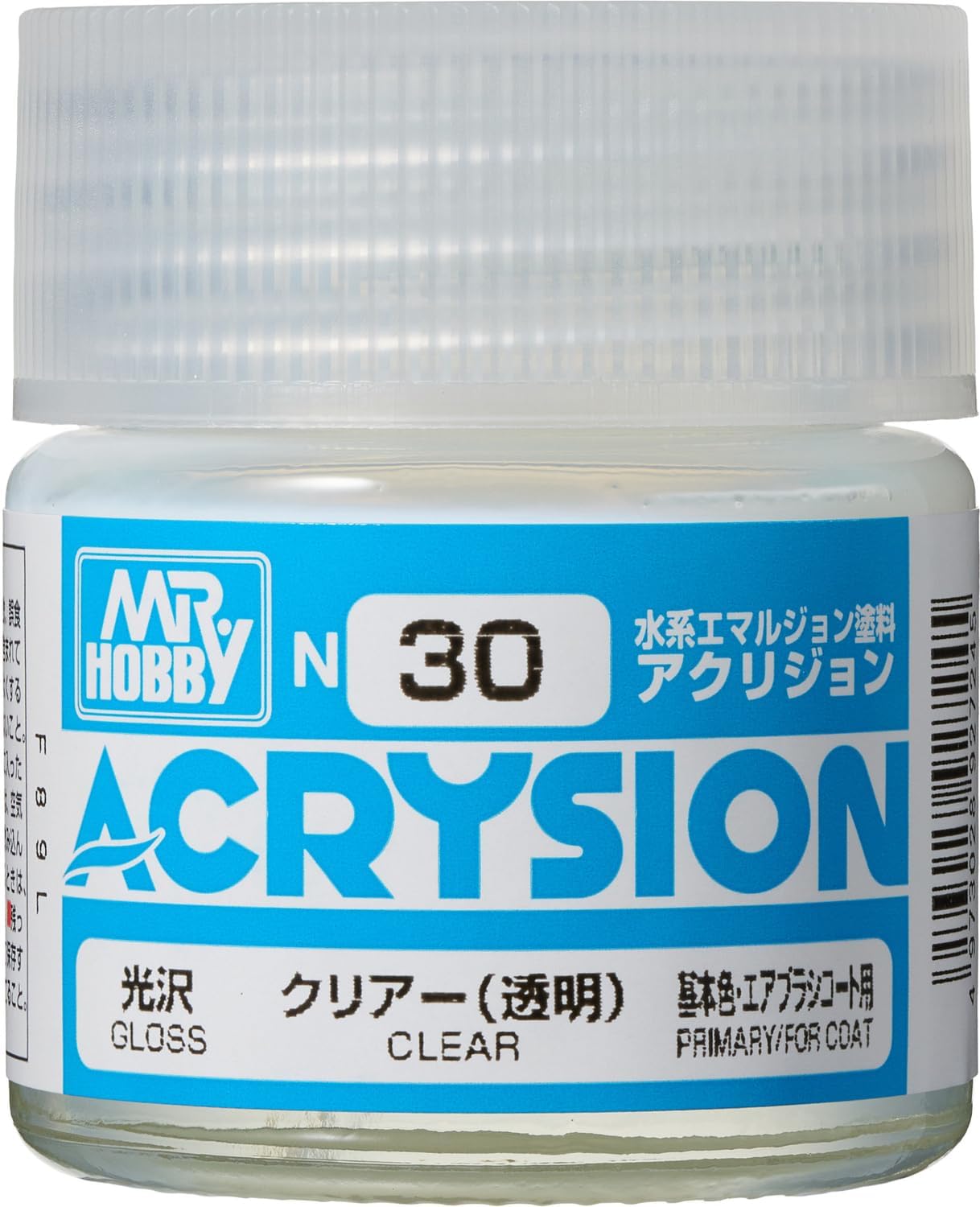 Amazon.com: GSI Creos Gunze Mr Hobby Acrysion Color Acrylic N30 Clear ...