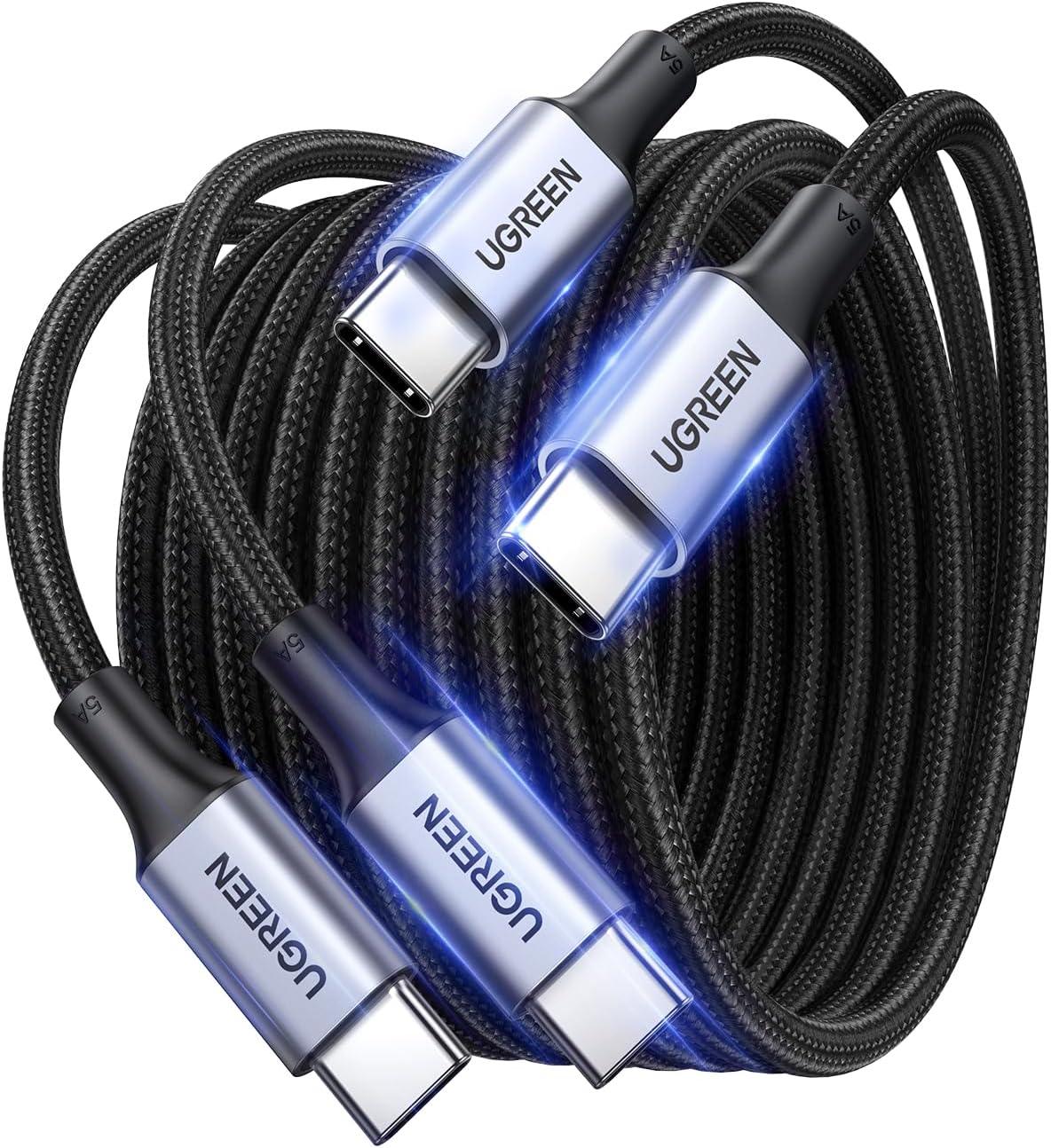 UGREEN UNO 100W USB C Cable 2M, Fast Charging 5A Type C Cable, 480 Mbps ...