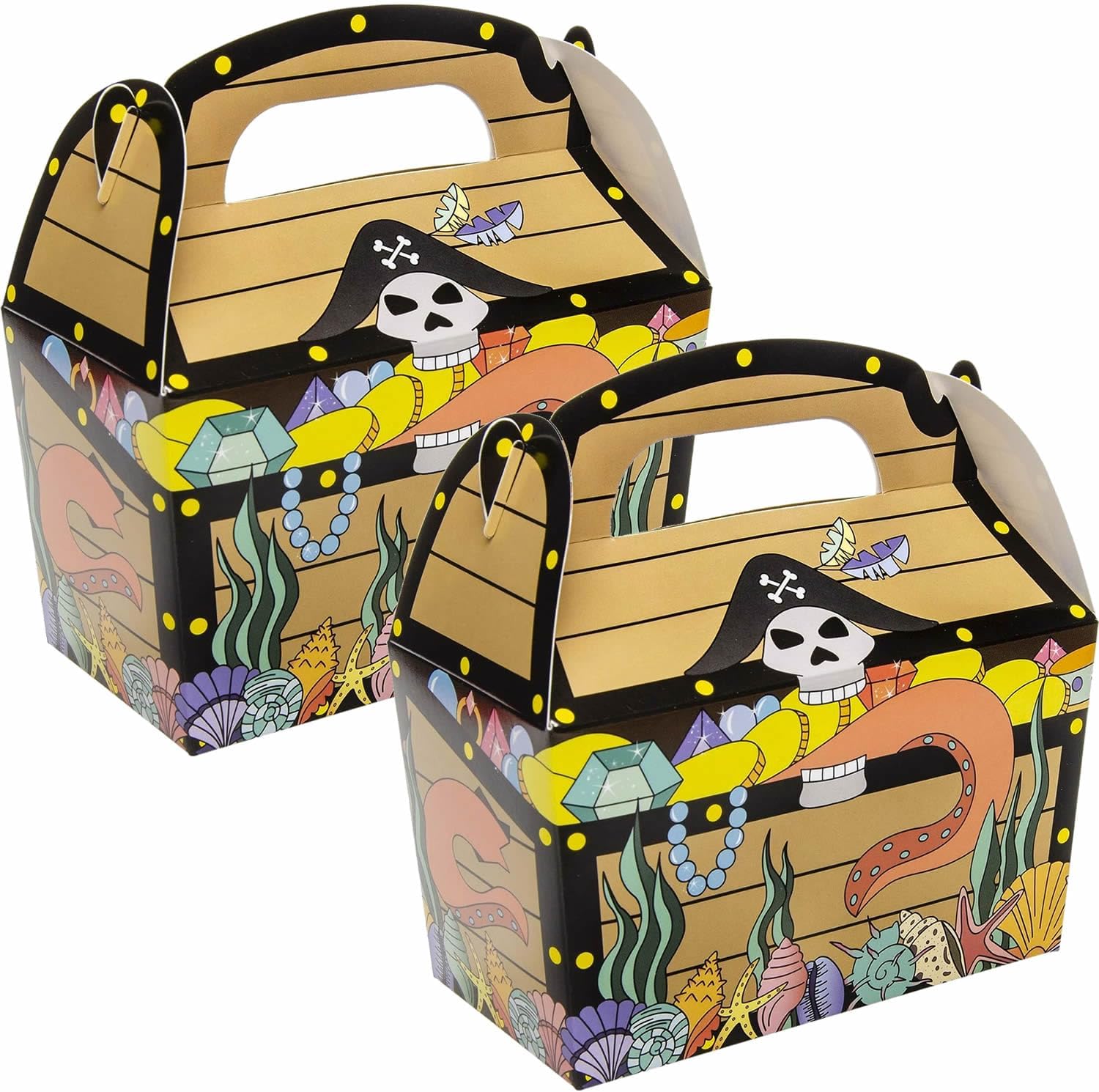 Carpeta Piraten Schatztruhe Schatzkiste für Kindergeburtstag | 12 Stück ...