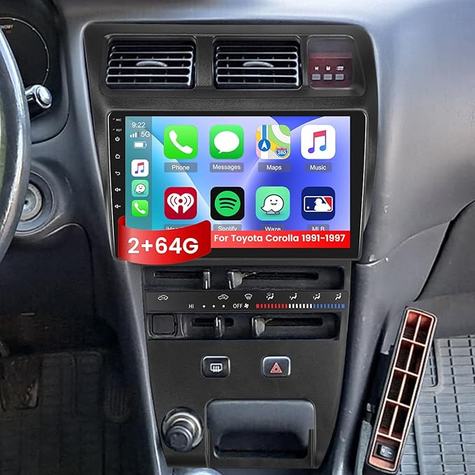 Amazon.com: EKAT [2G+64G] Radio for Toyota Corolla 1991-1997 LHD Manual ...