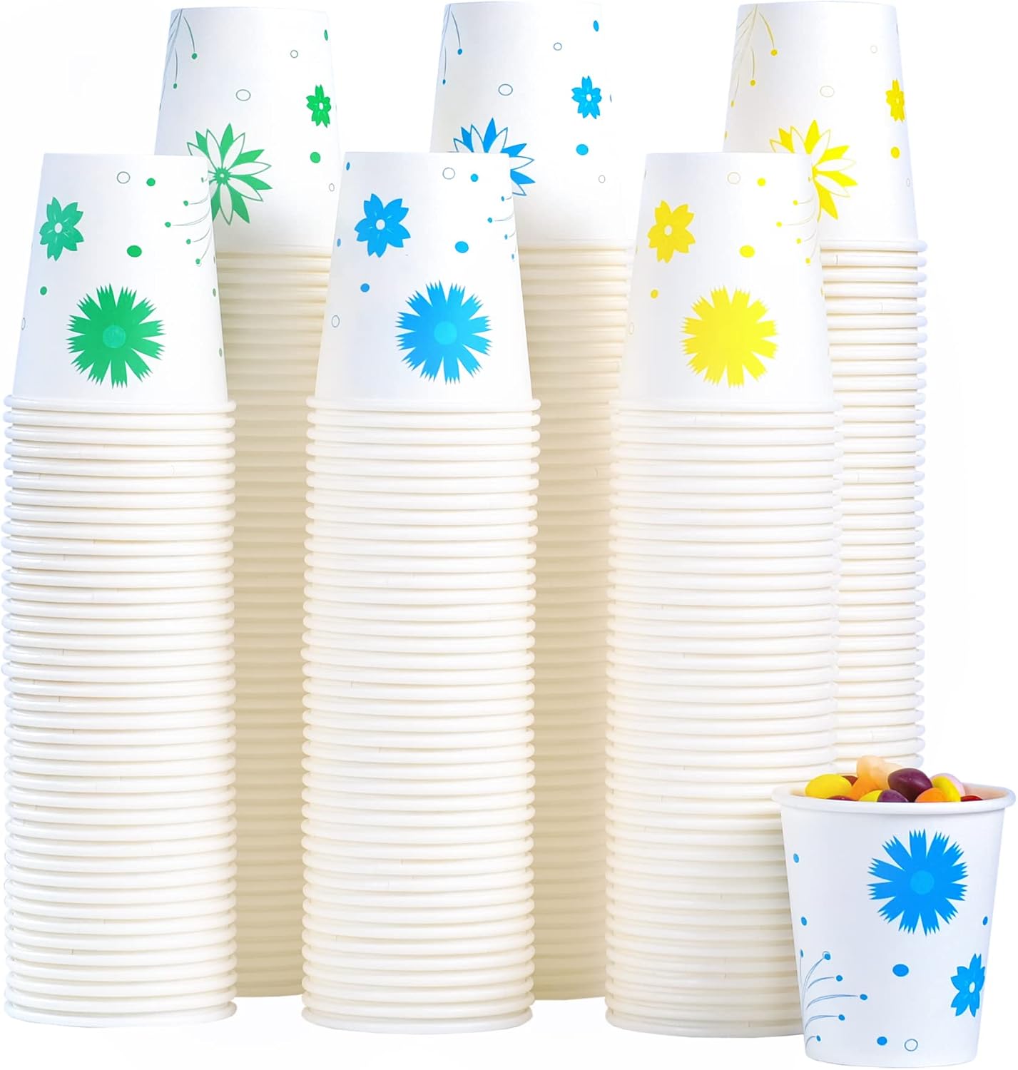 Amazon.com: [300 Pack] 5 oz Paper Cups, Disposable Bathroom Cups, Small ...