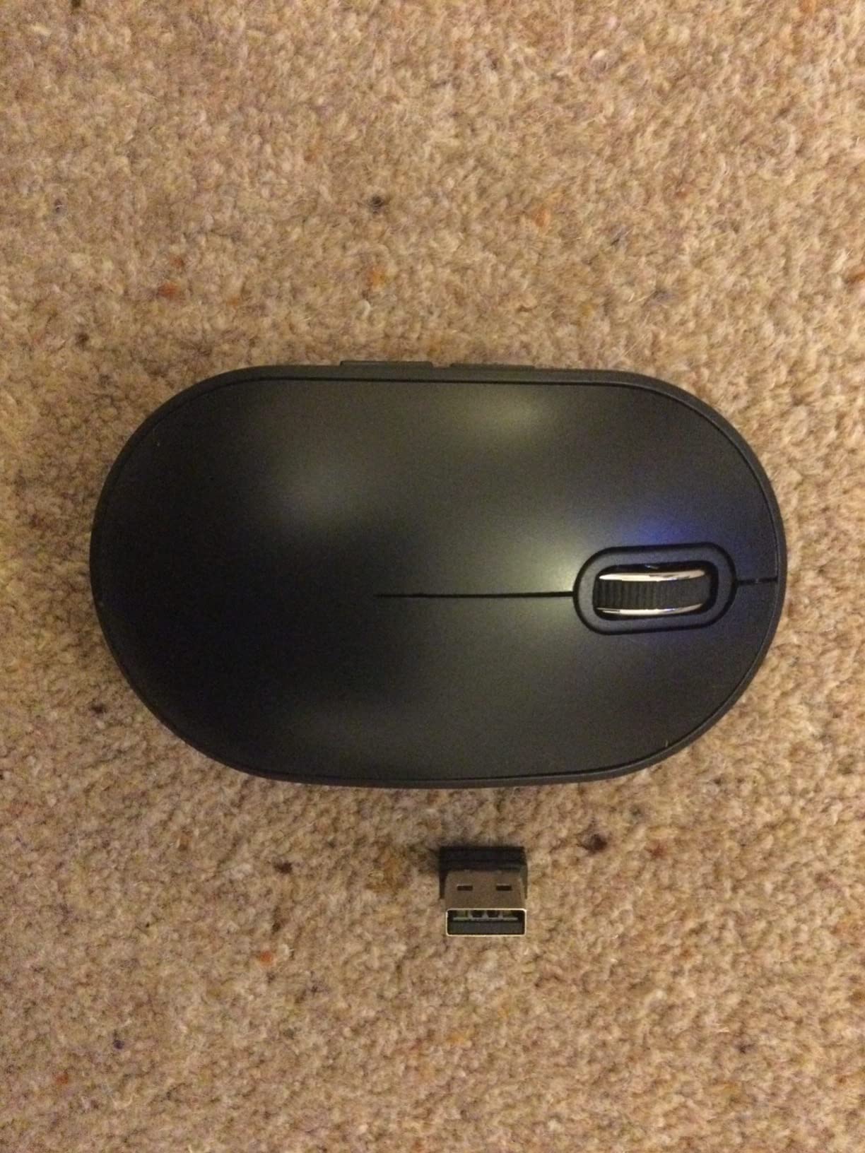 Amazon Basics 5-Button 2.4GHz Wireless Quiet Mouse – Black : Amazon.co ...