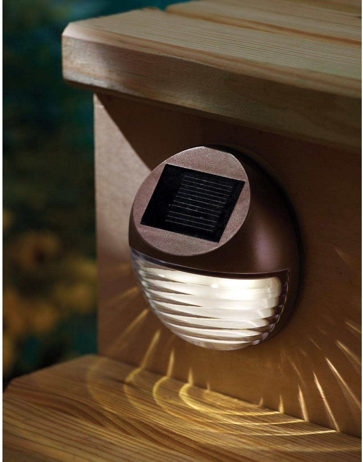 Solalux Set of 4 Decorative Wireless Garden Solar Lights Weatherproof ...