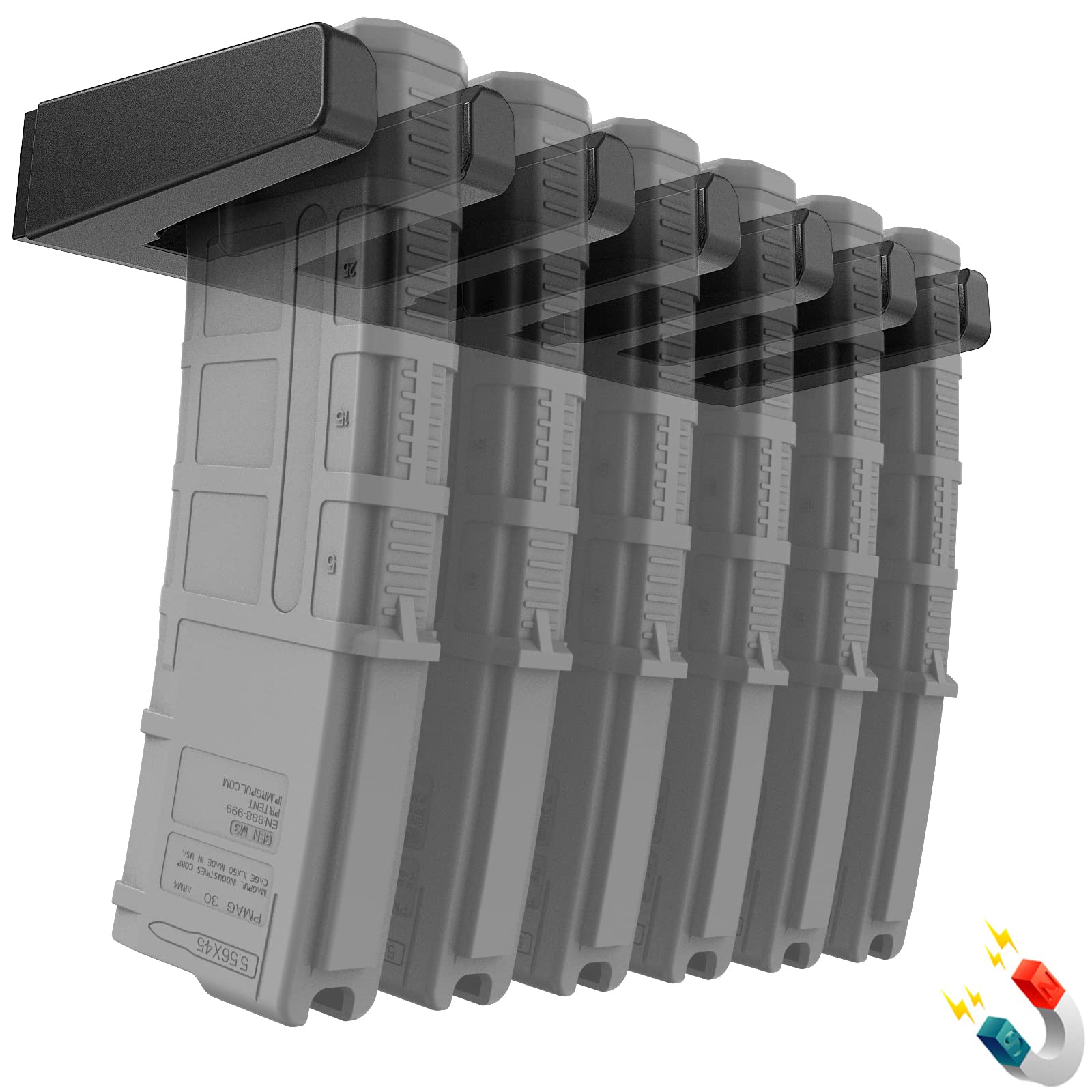 Snapklik.com : Magnetic PMAG Wall Mount,AR Mag Holder Wall Mount, PMAG ...