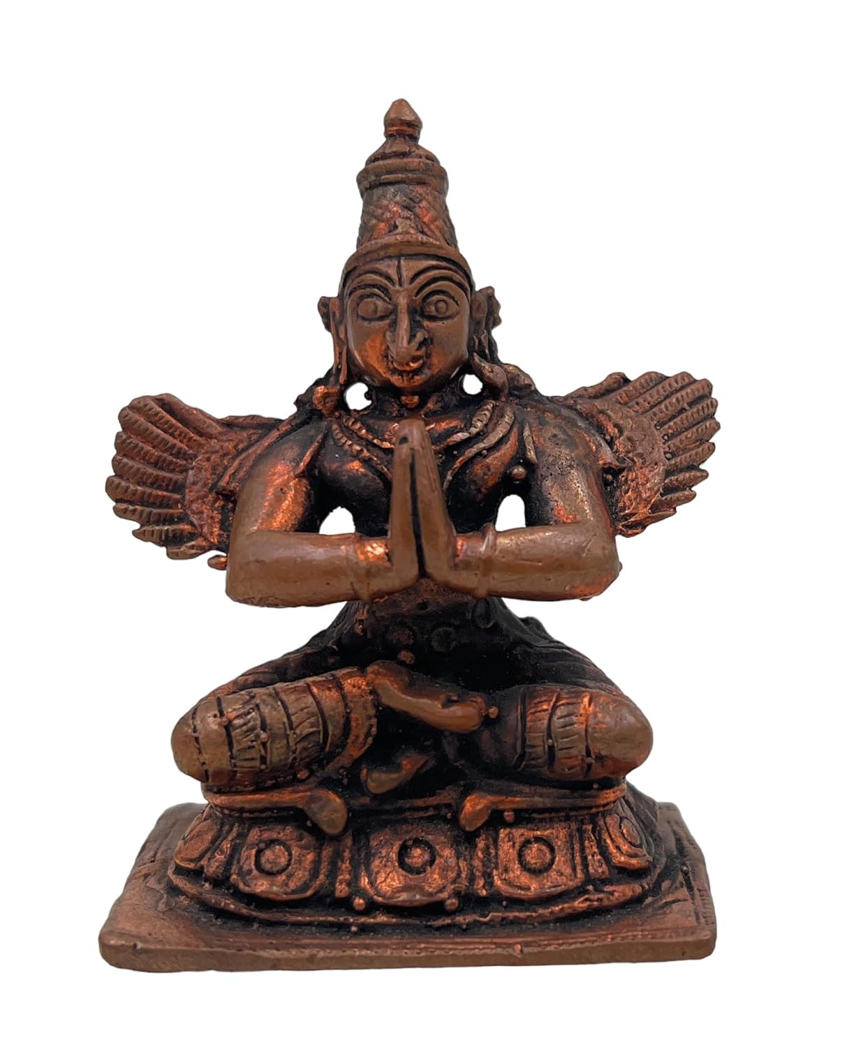 Buy South Indian Arts Copper Lord Garuda Dev Idols, Garuddev Statues ...