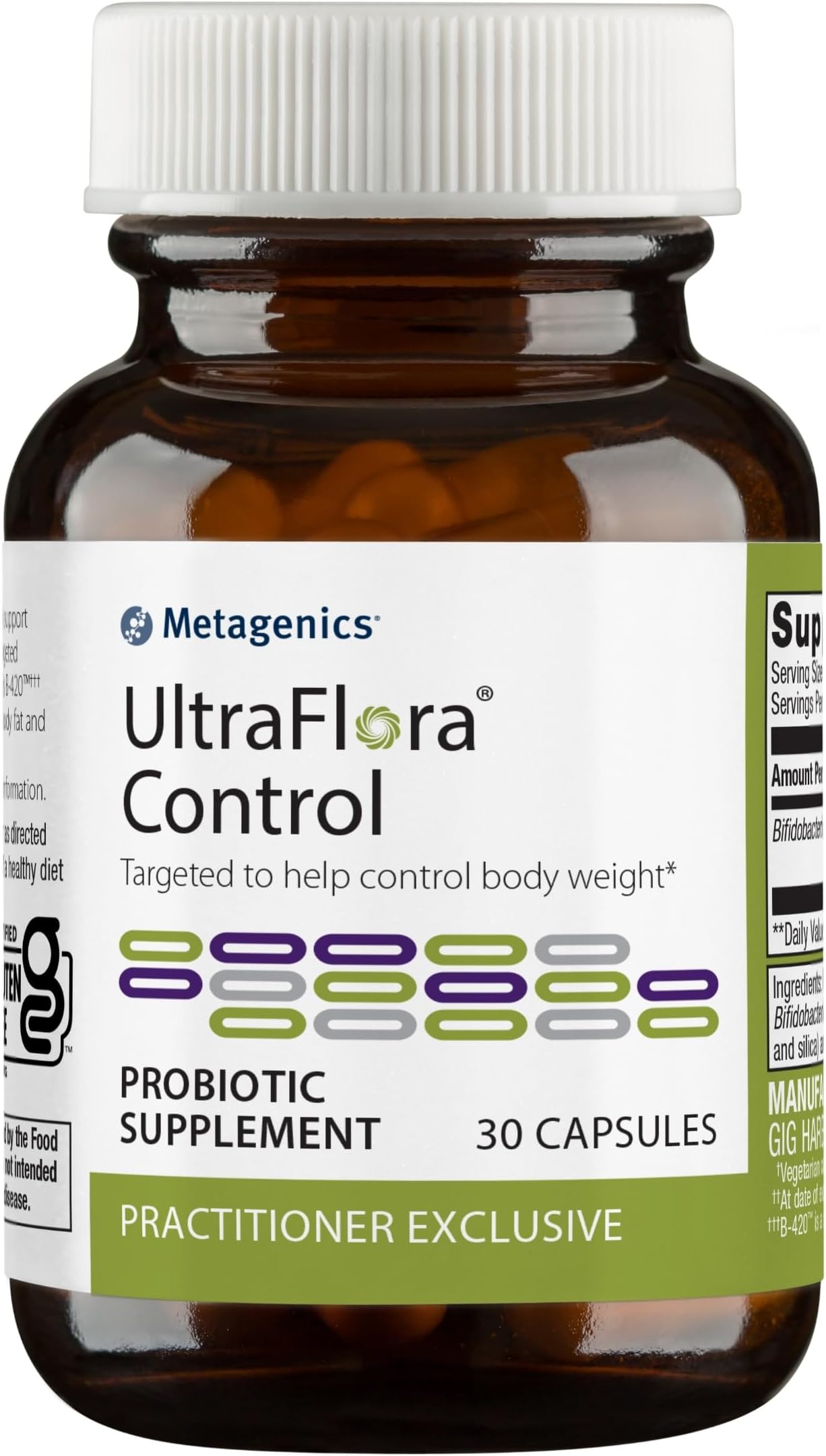 Amazon.com: Metagenics UltraFlora Control, Daily Probiotic Supplement ...