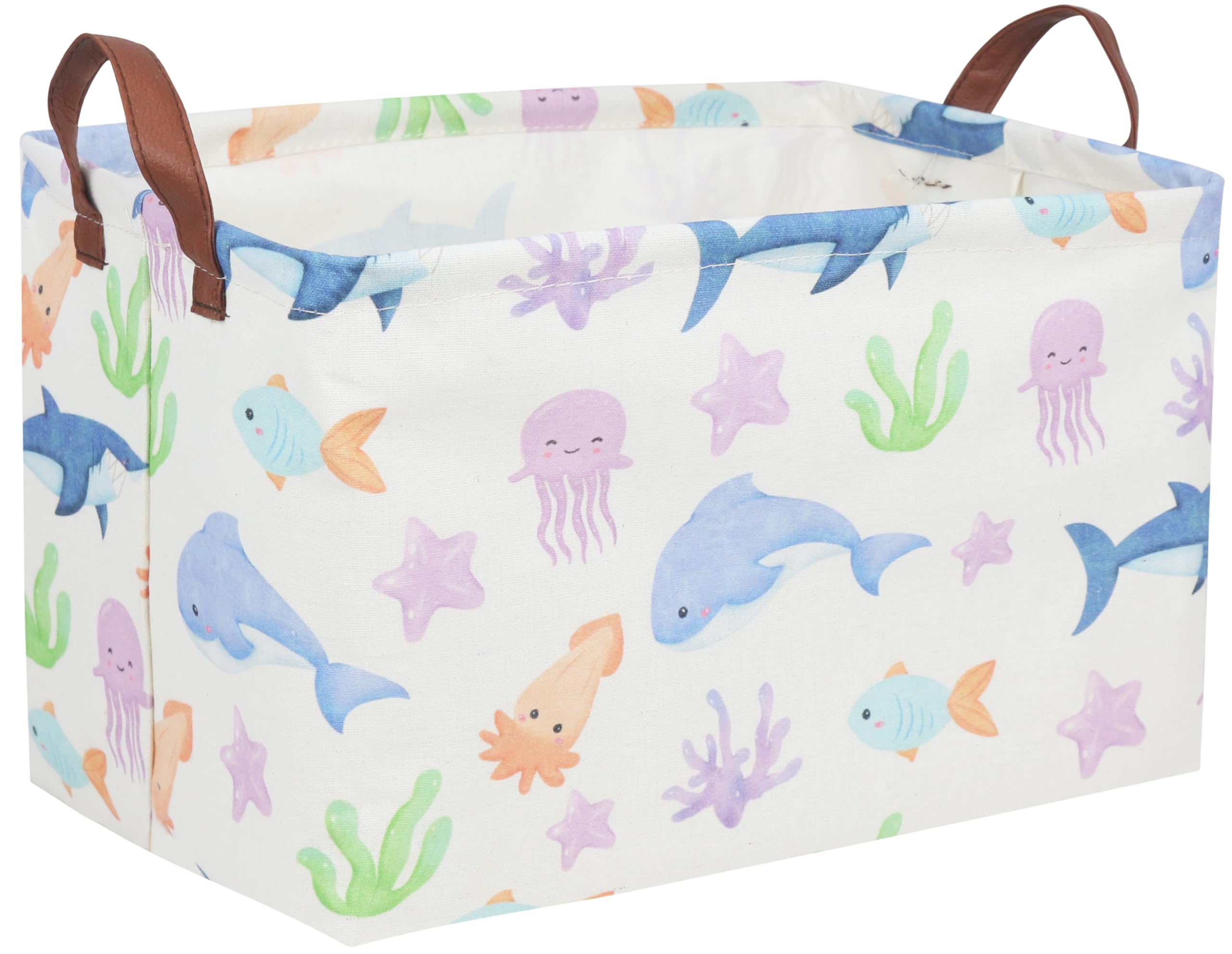 Amazon.com: Essme Rectangular Boys Basket,Kids Storage Basket with ...