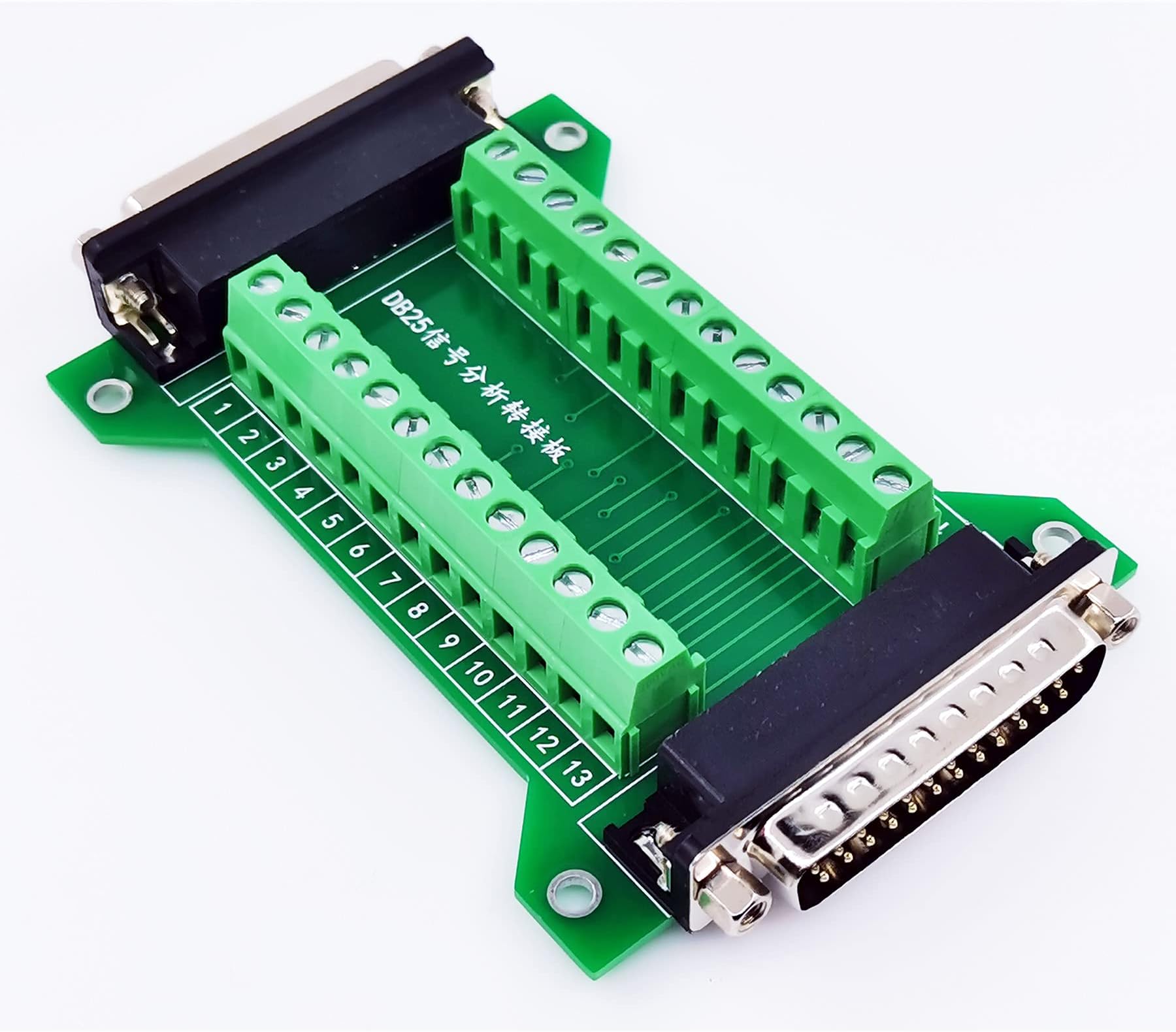 Amazon.com: Sysly DB25 D-SUB Male and Female Connector Adapter RS232 to ...