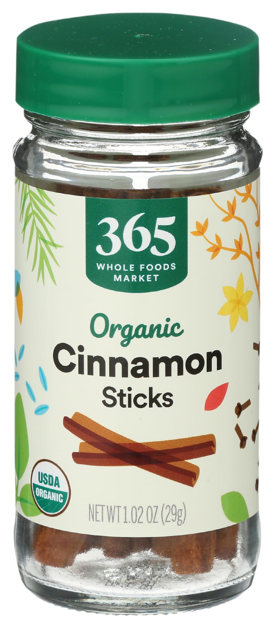 Amazon.com : 365 by Whole Foods Market Organic Cinnamon Sticks, 1.28 ...