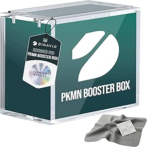 Amazon.com: Dinavio Crafthouse PKMN Booster Box Case Acrylic Display ...