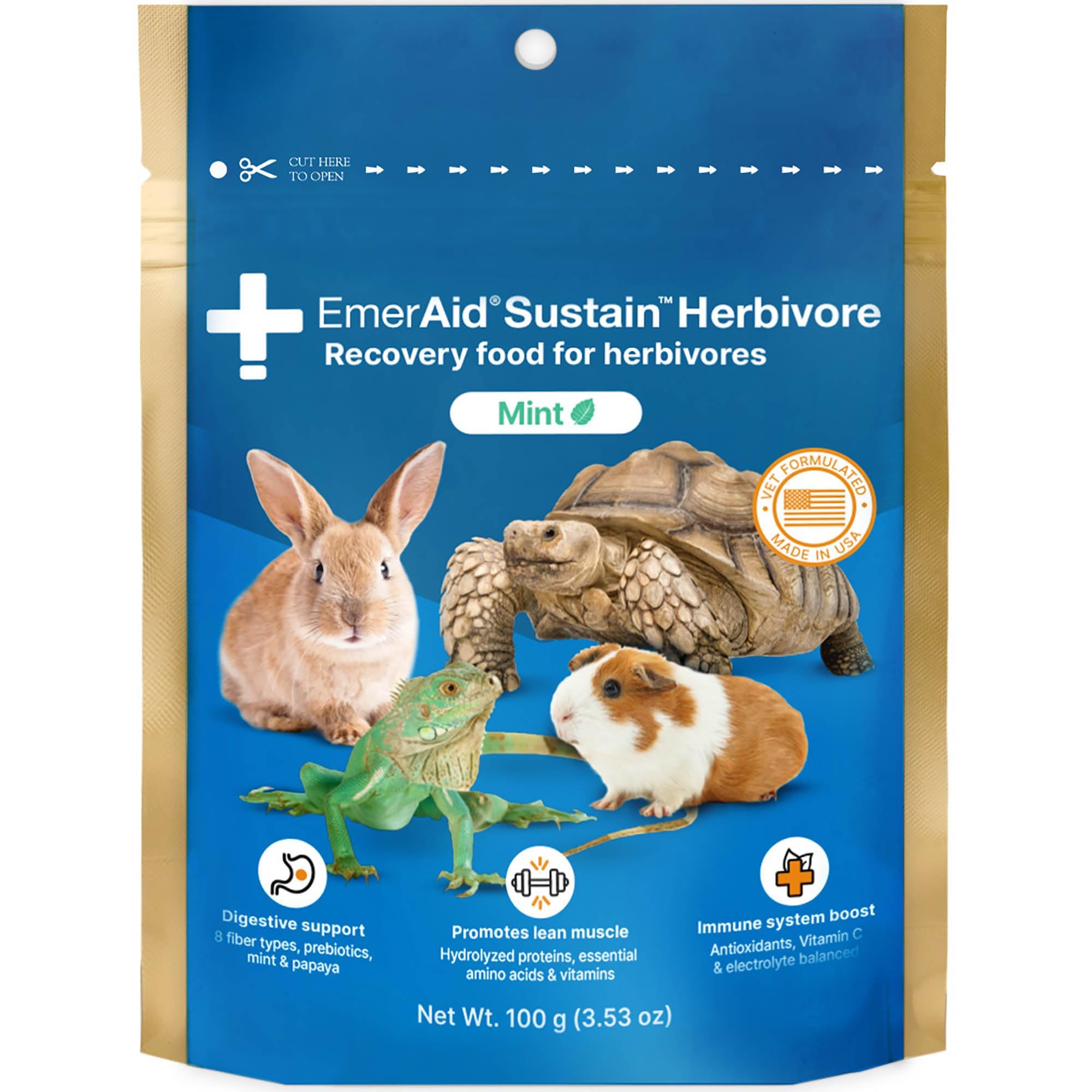 EMERAID Sustain Herbivore, 100 gr Pouch : Amazon.ca: Pet Supplies