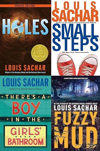 Louis Sachar Bestselling Books Set (4 Books) - Holes; Small Steps ...