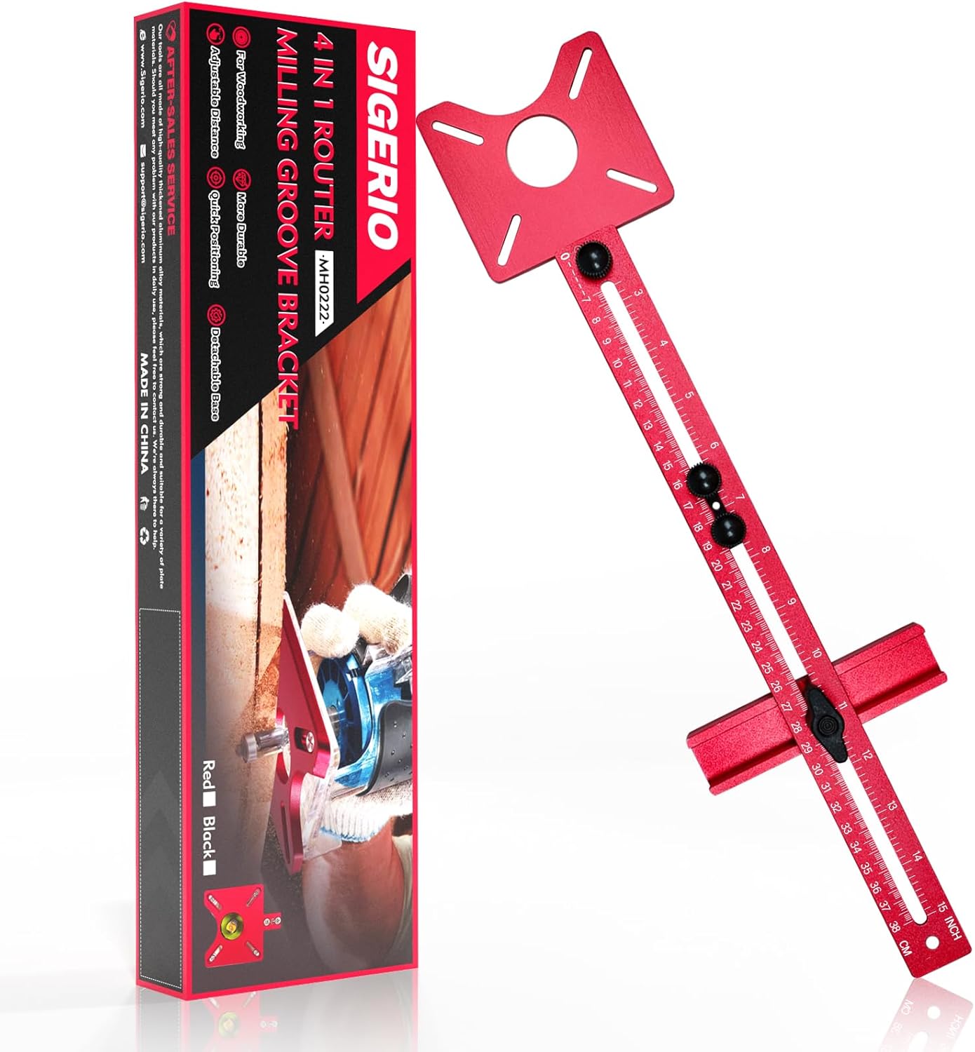 Sigerio Upgraded Design 4 in 1 Router Milling Groove Bracket ...