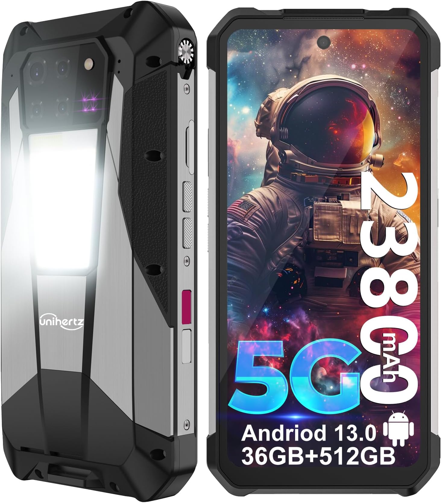 8849 Tank 3s 5G Outdoor Handy, Android 14 Dual SIM Outdoor Robustes ...
