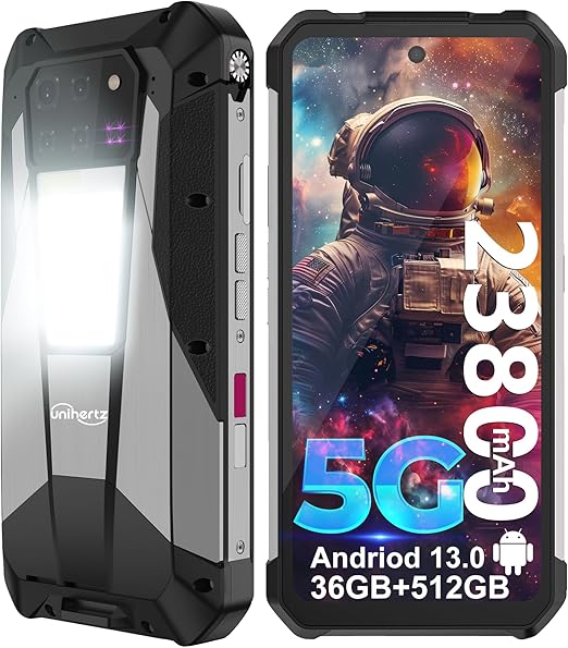 Unihertz Tank 3 Pro Rugged Smartphone, 5G Android 13 Mobile Phones with ...