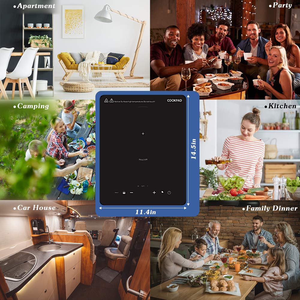 Cookpad Induction Hob Single Cooktop Portable Hotpot Electric Cooker ...