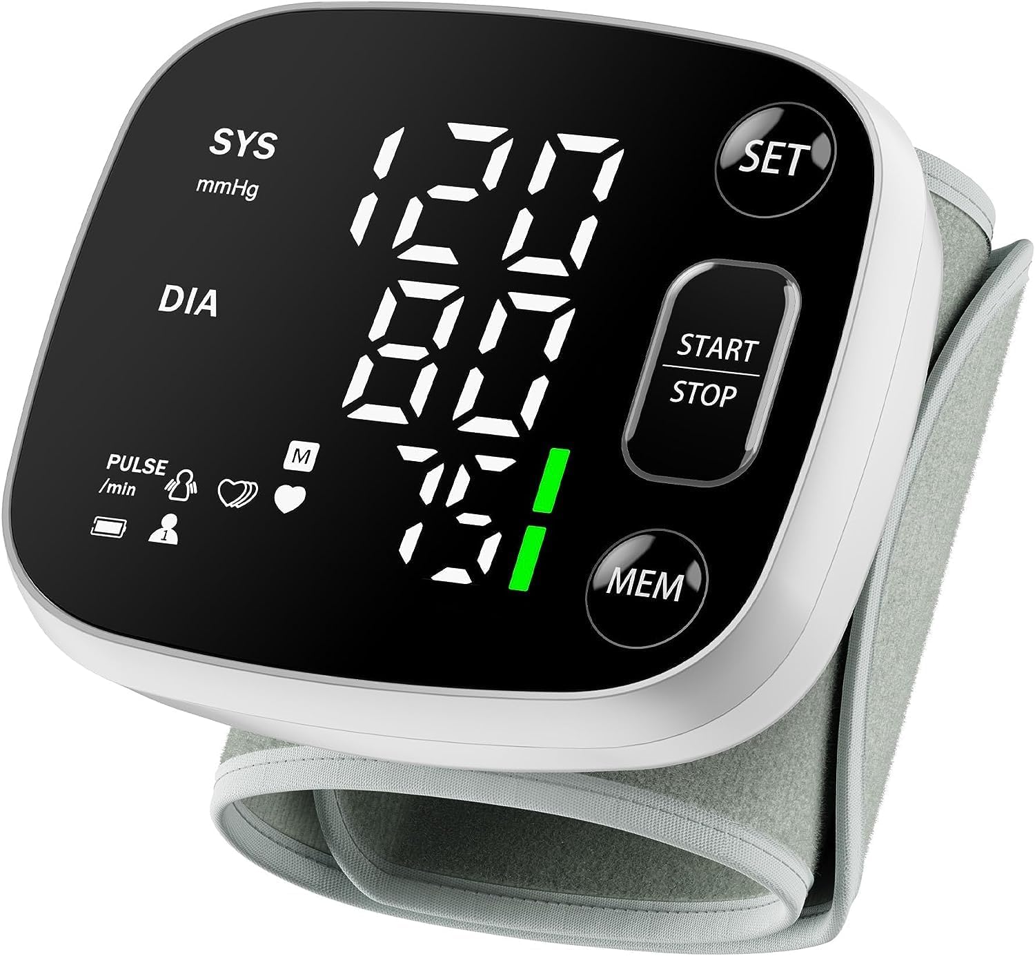 Amazon.com: MABIS Universal Wrist Talking Blood Pressure Monitor ...
