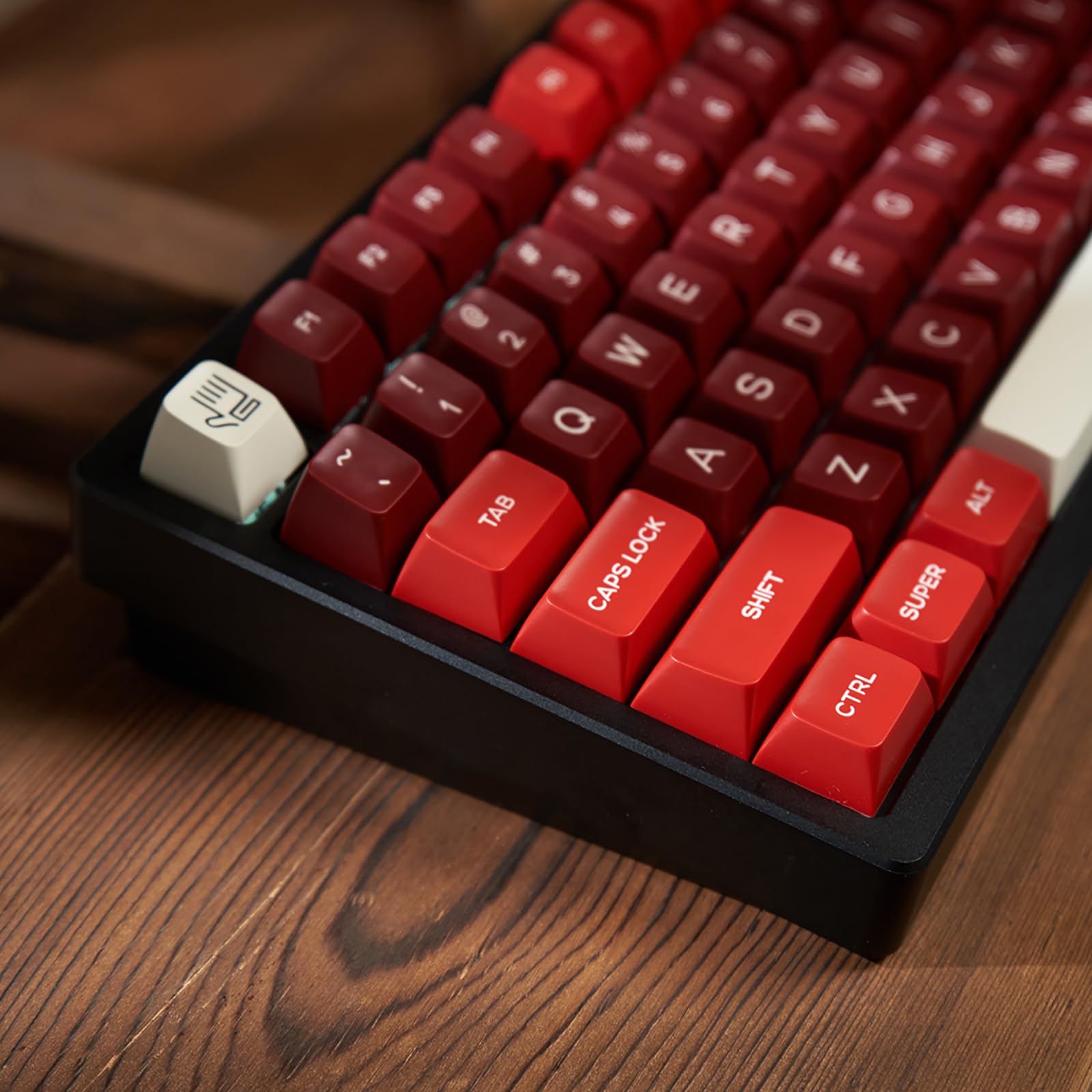 160 Keys Doubleshot Keycaps SA Profile Red Keycap Set Fit for 61/64/87 ...