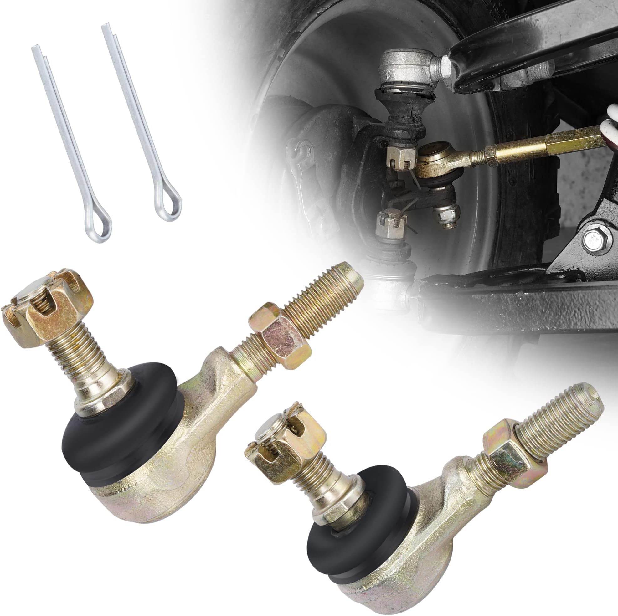 Amazon.com: ORAEVY 10-10mm Tie Rod Ball Joint,Left and Right Hand Tie ...