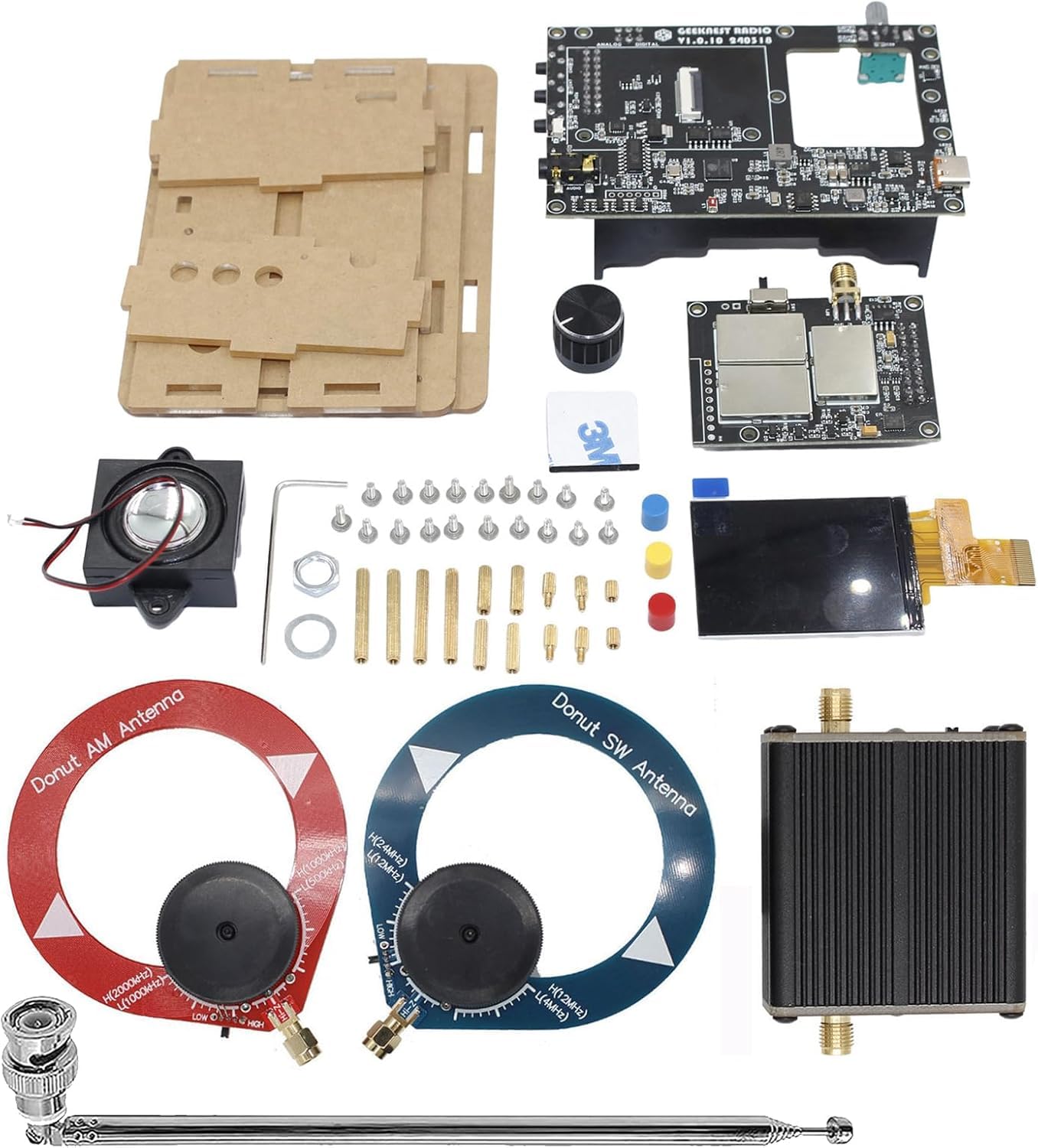 Snapklik.com : GOOZEEZOO V5A Full Band DIY Radio Portable Shortwave ...