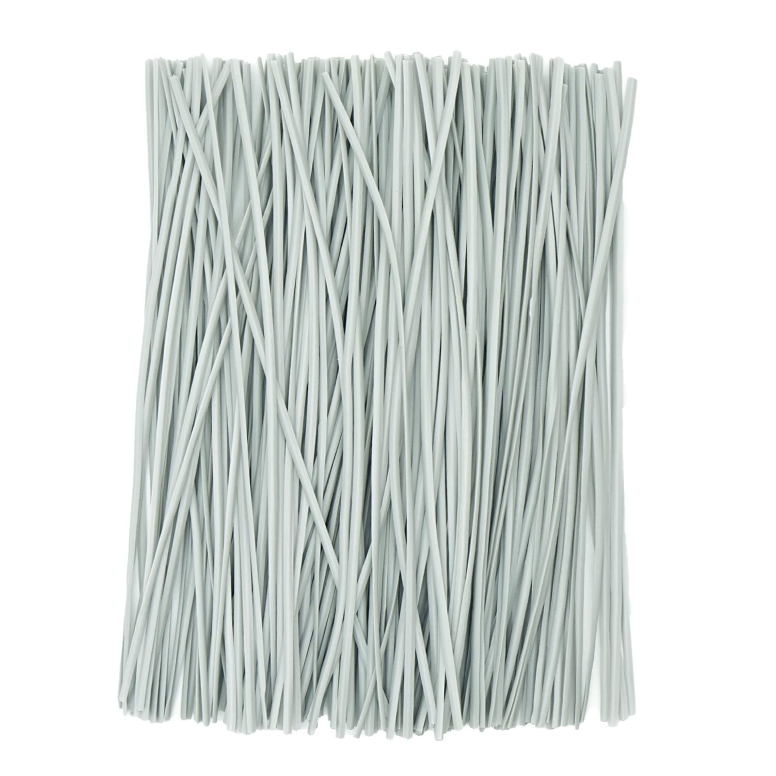 Amazon.com: Gray Plastic Twist Ties Bulk, 6 Inch Reusable Twist Ties ...