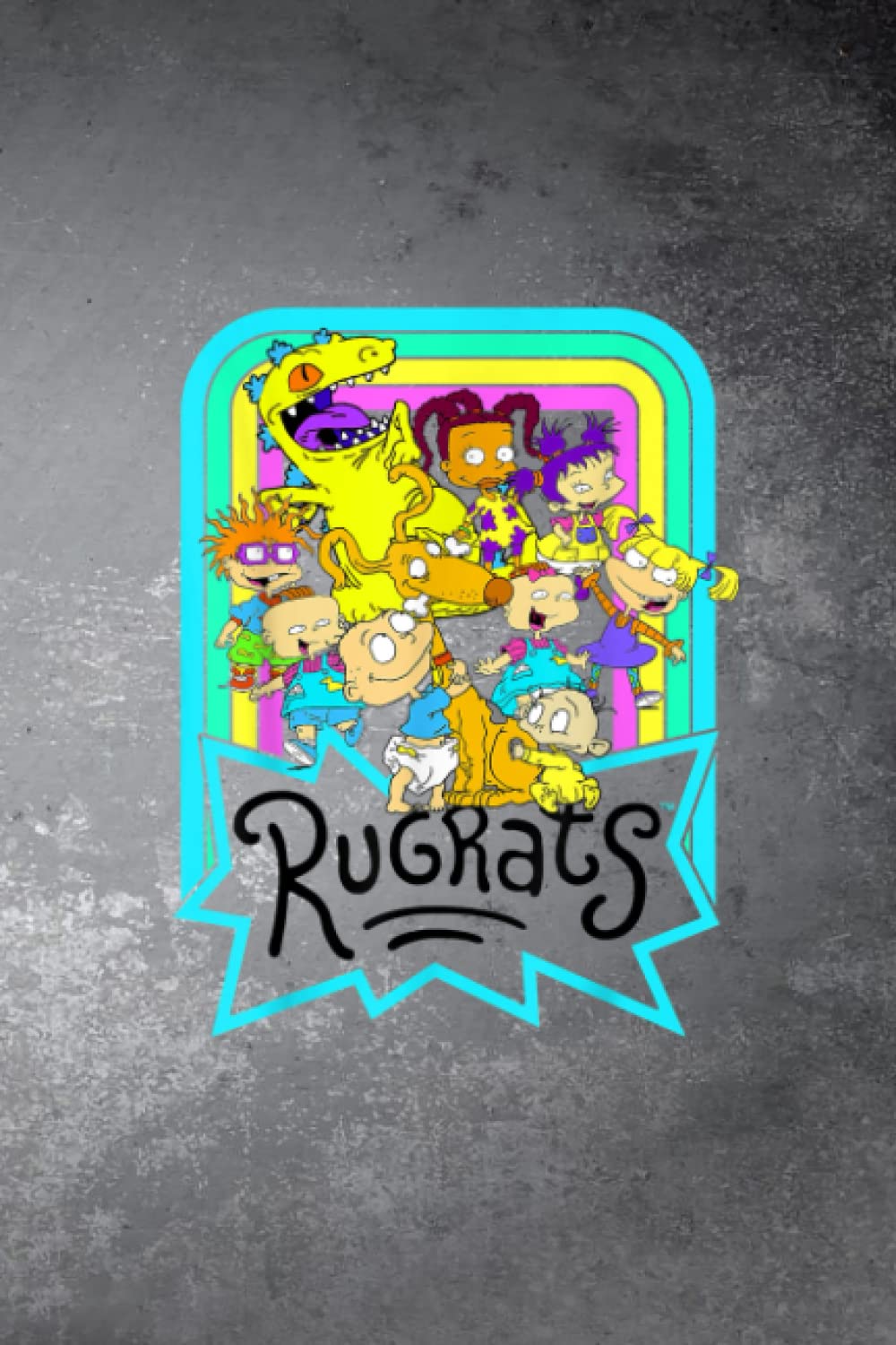 Buy Half College: Nickelodeon Rugrats Neon Rainbow Reptar And Friends ...