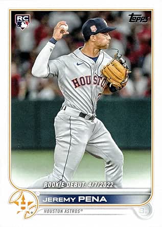 Amazon.com: 2022 Topps Update Baseball #US276 Jeremy Pena Rookie Card ...